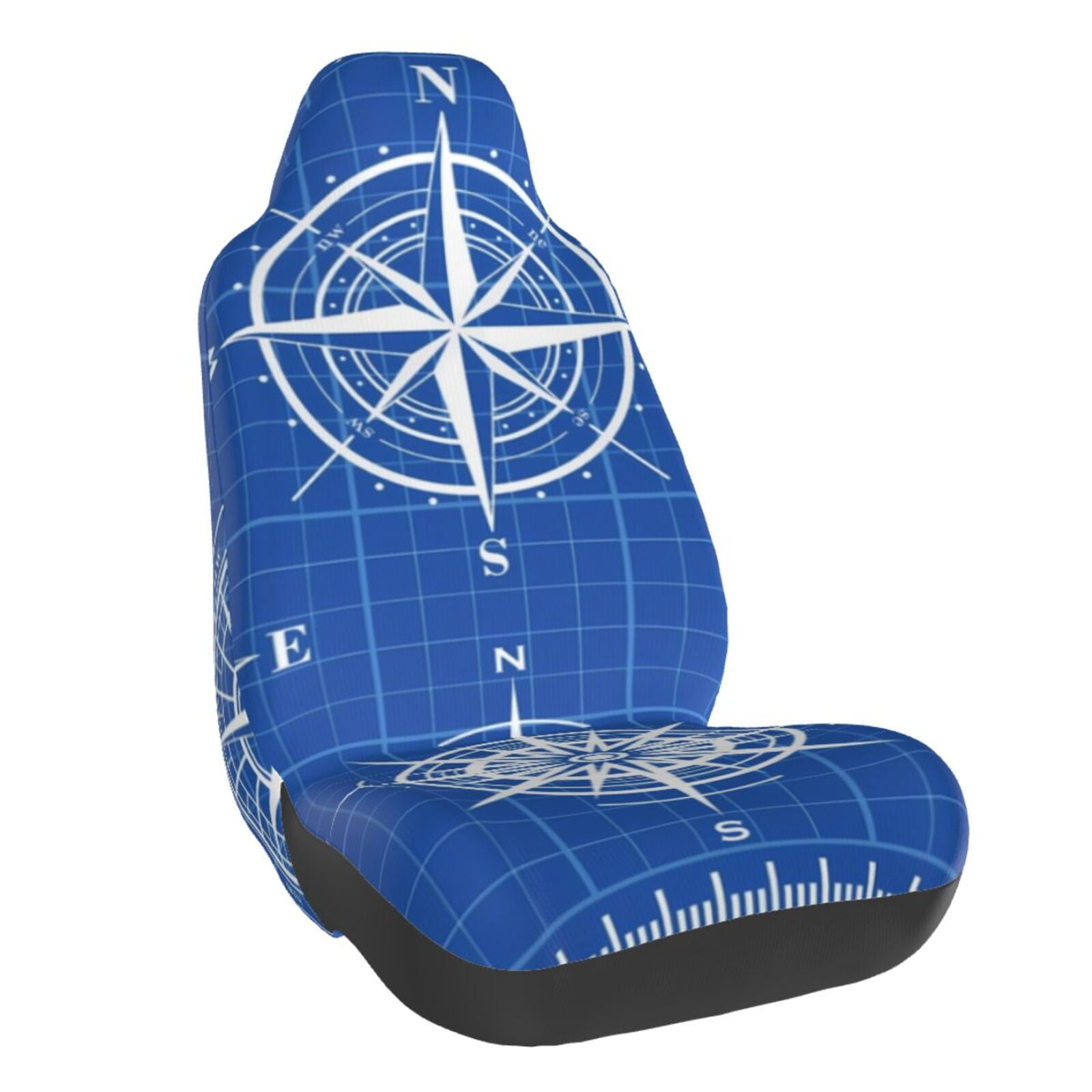 JUNZAN Compass Pattern Seat Covers,Universal Fit Sedans,Cars,Vans,SUV ...