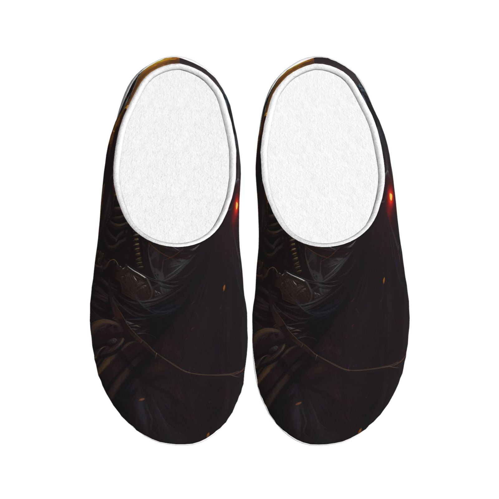 JUNZAN Cool Skull Western Cowboy Print Cozy Slippers for Men& Women ...