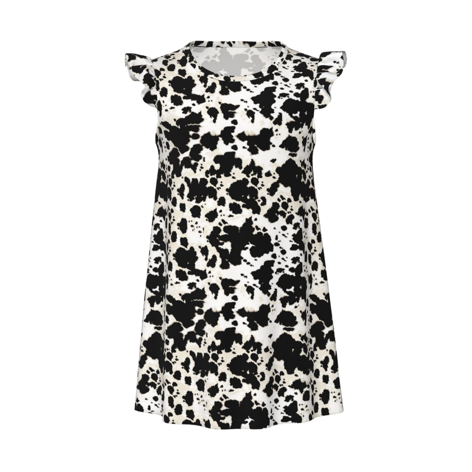 JUNZAN Cow Skin 1 Print Girls Nightgown Pajamas - Soft Toddler ...
