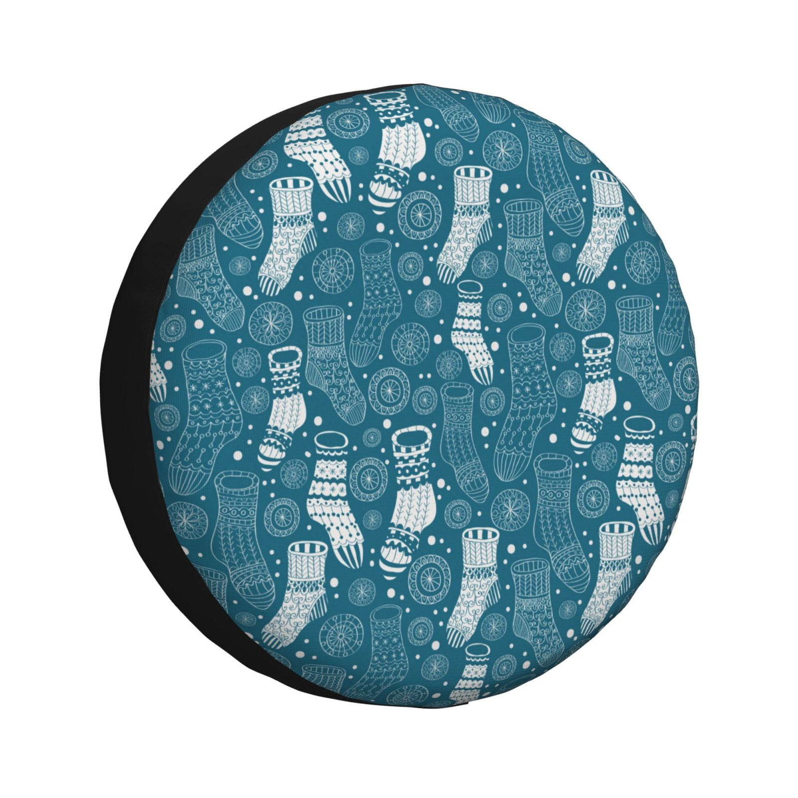 JUNZAN Cozy Winter Socks Pattern Spare Tire Cover Wheel Protector for ...