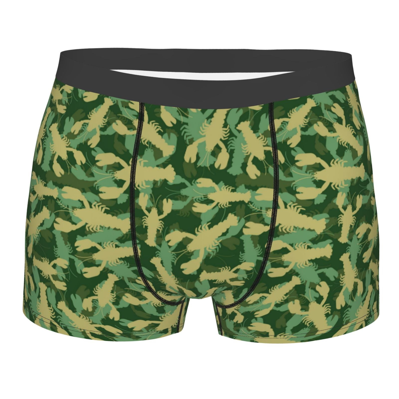 JUNZAN Crayfish Army Mens Underwear Boxer Briefs for Men’s - X-Large ...