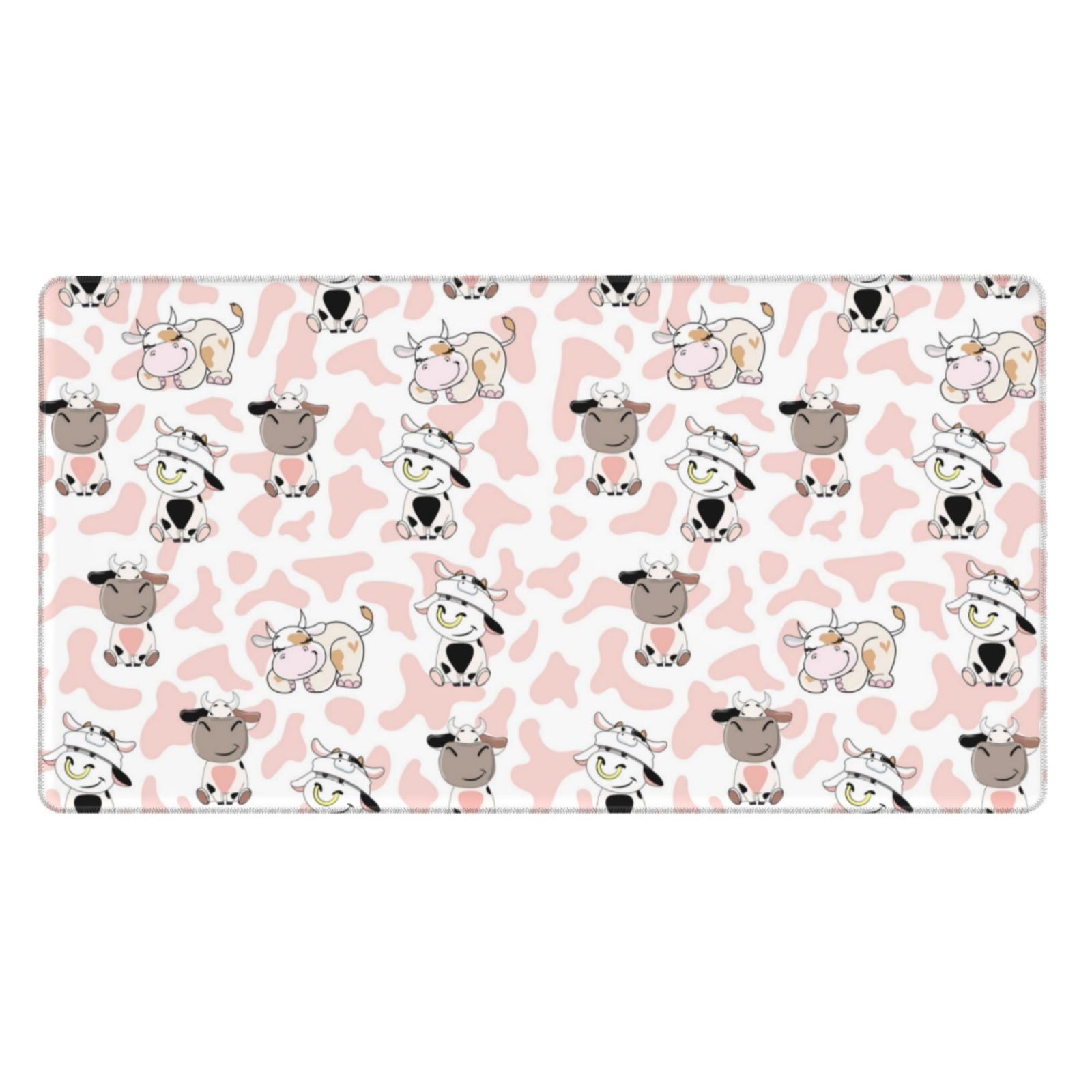 JUNZAN Cute Cartoon Cows Extra Large Mouse Pad for Boys Girl Men Women ...