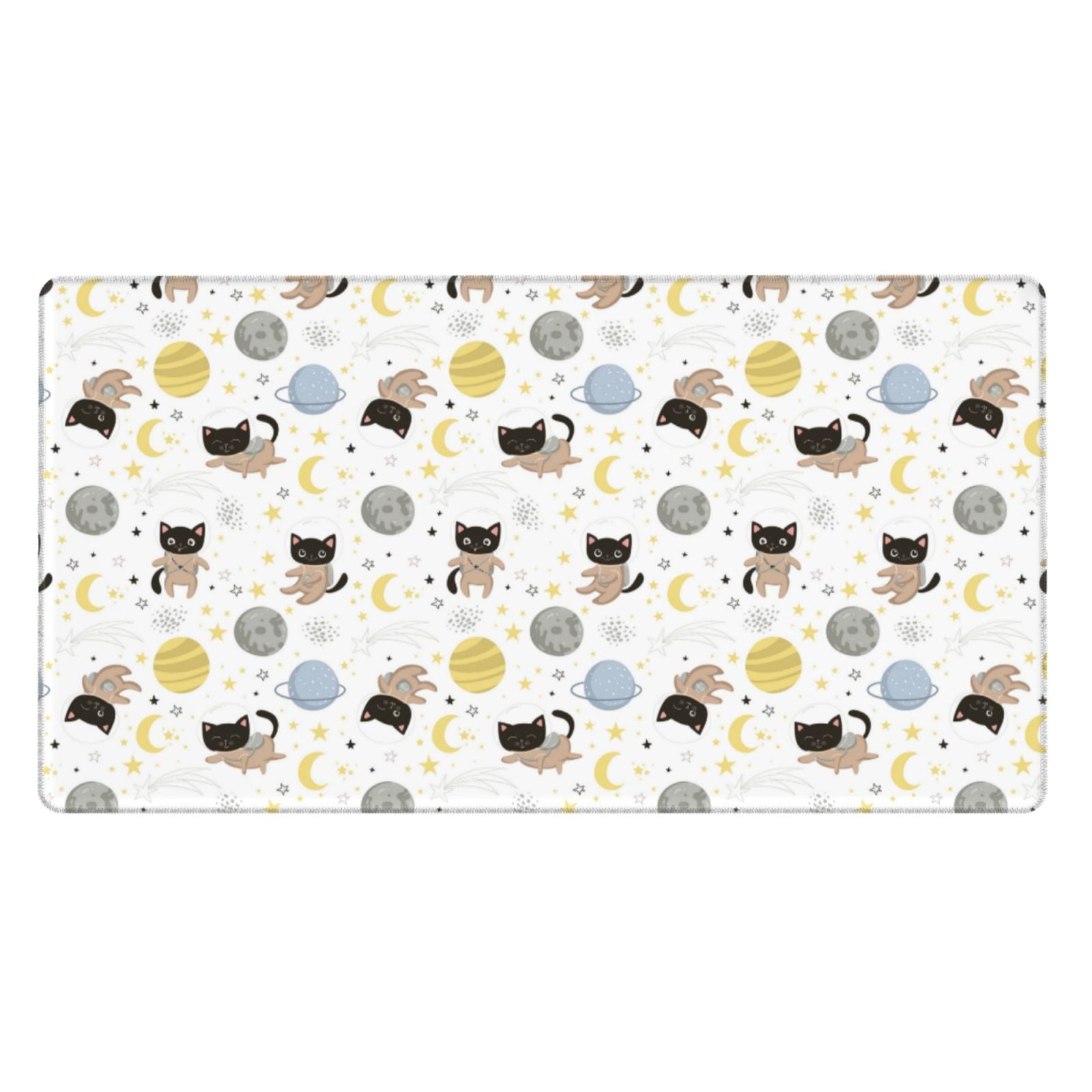 JUNZAN Cute Cat Extra Large Mouse Pad for Boys Girl Men Women Desktop ...