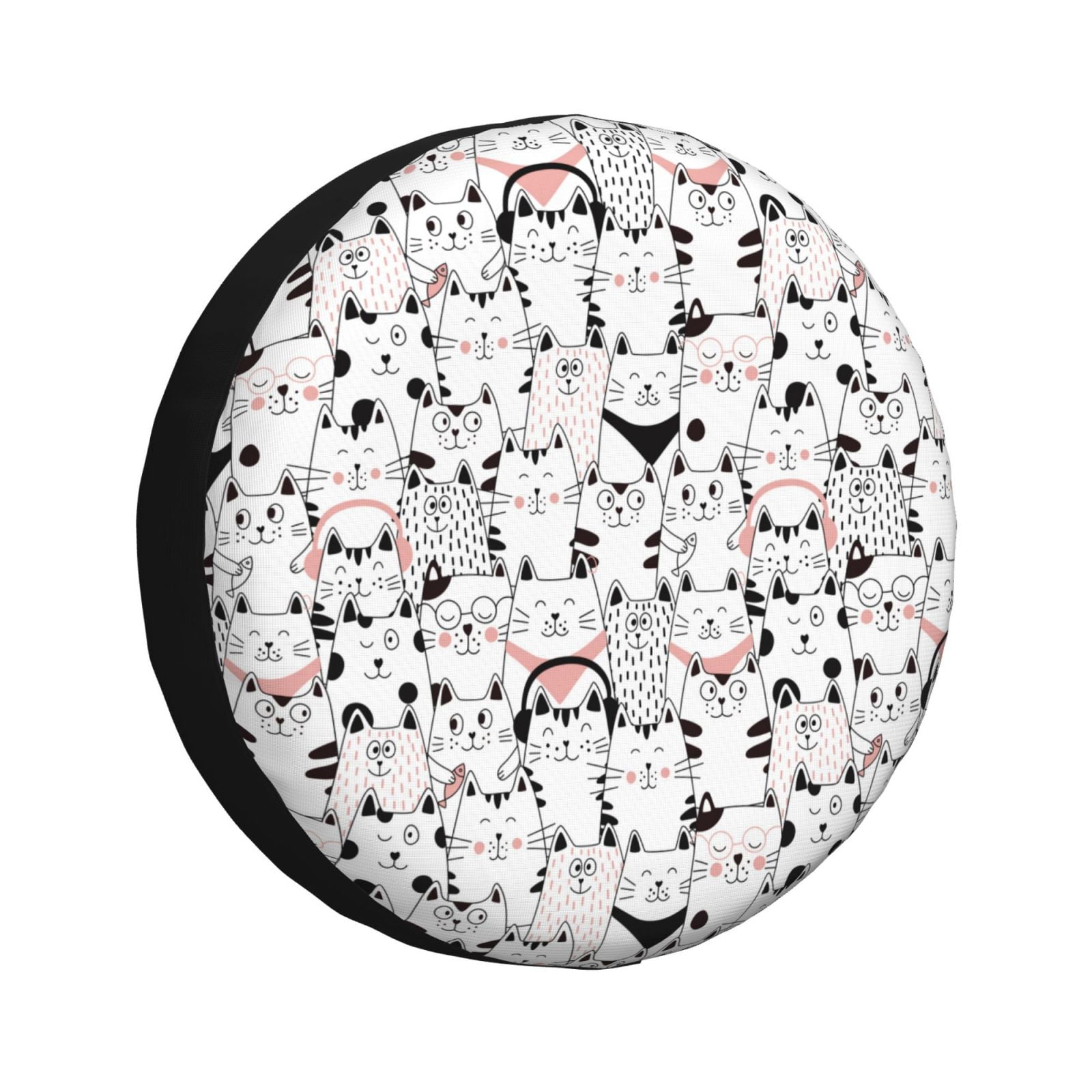 JUNZAN Cute Cat Tire Cover Wheel Protector for Truck SUV Trailer ...