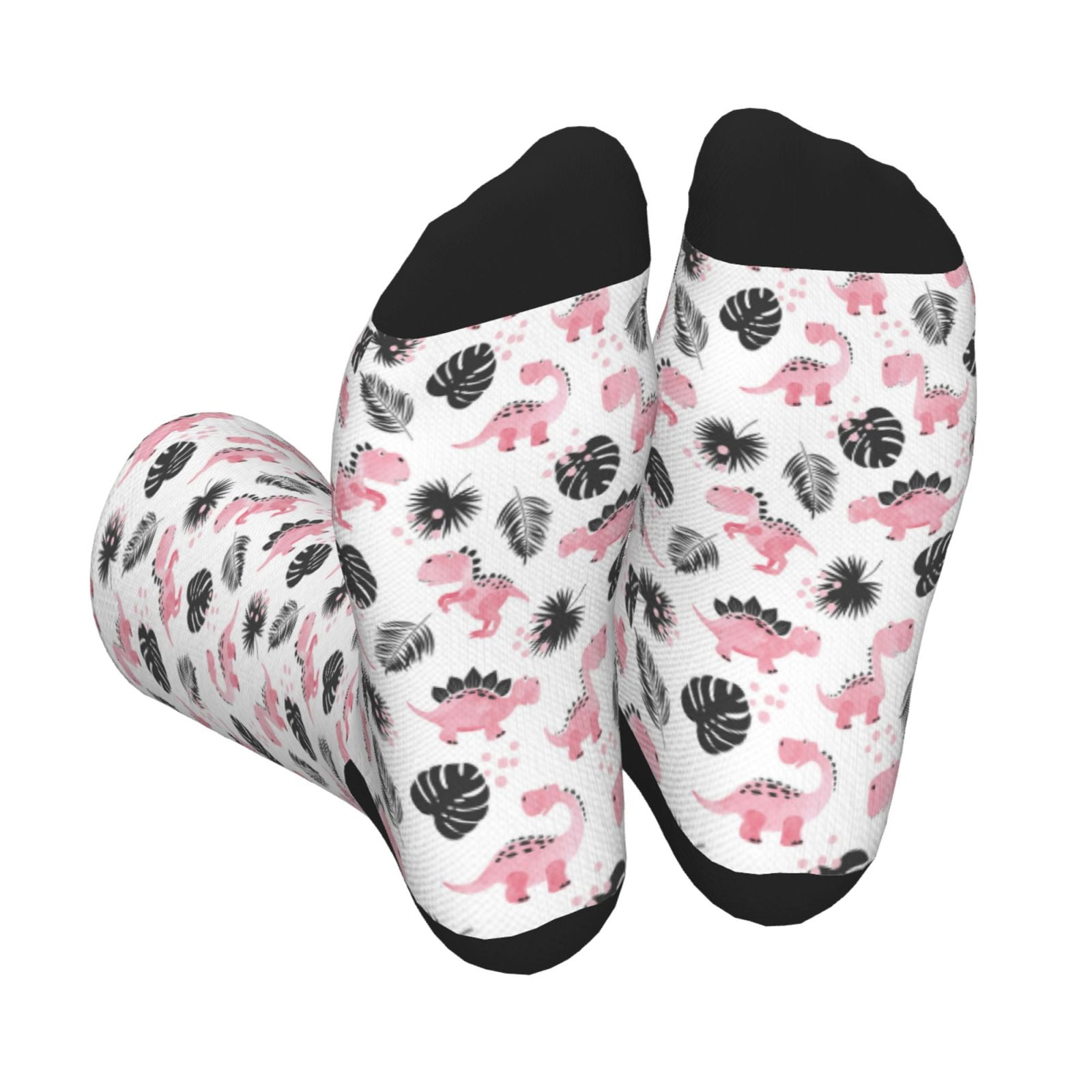 JUNZAN Cute Dinosaur Design Fun Novelty Knee Warmer High Socks ...