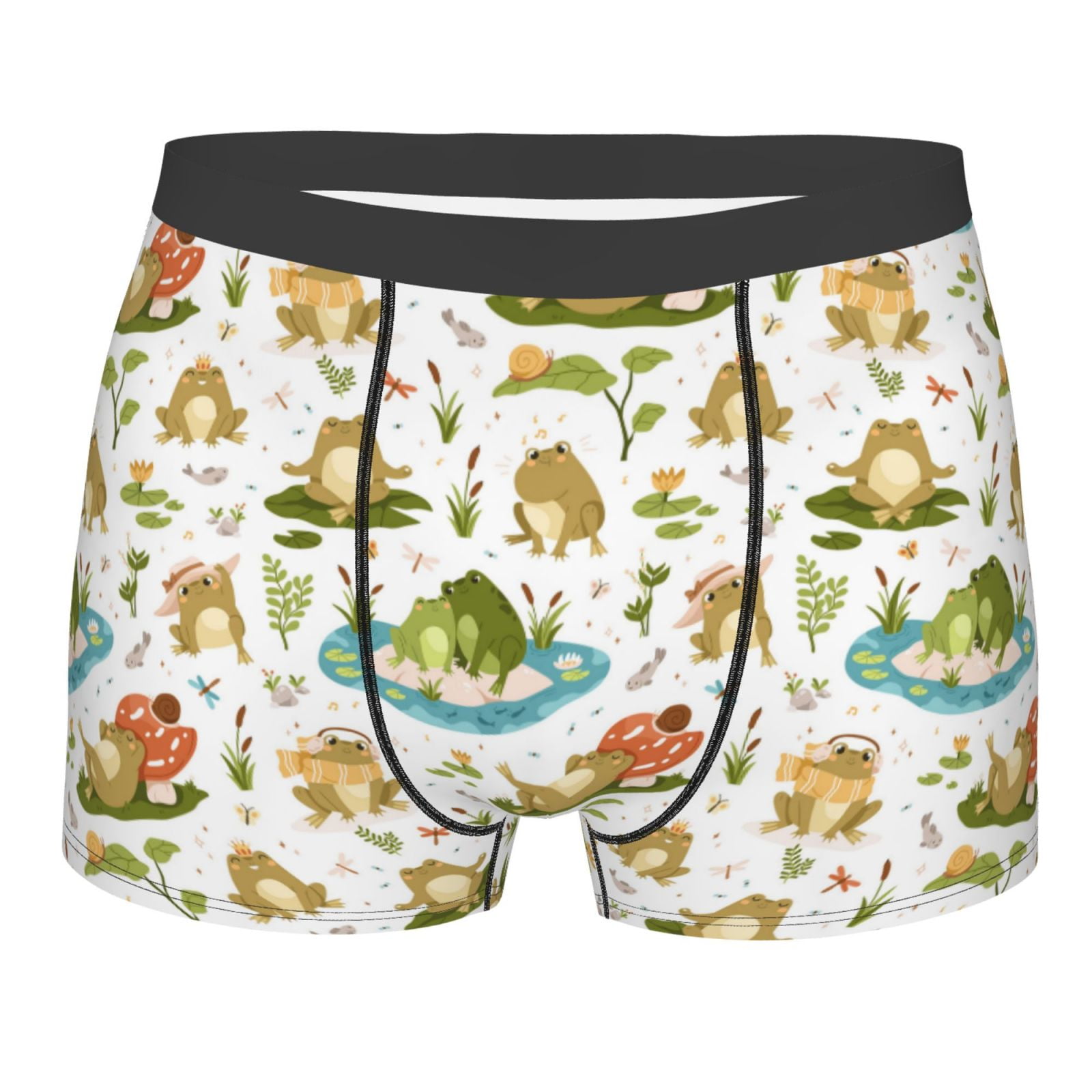 JUNZAN Cute Frog Mens Underwear Boxer Briefs for Men’s-Large - Walmart.com