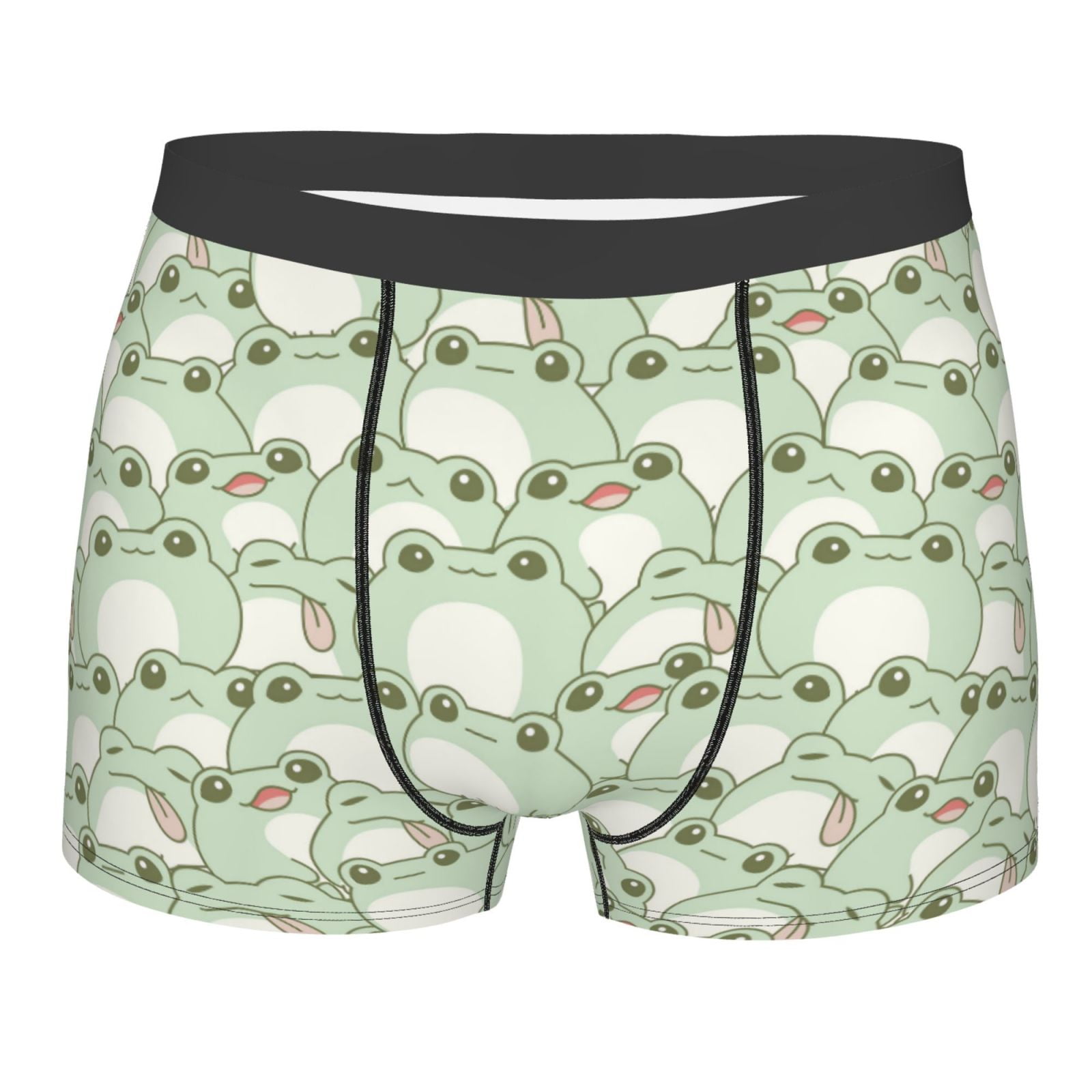 JUNZAN Cute Frog Mens Underwear Boxer Briefs for Men’s - Small ...