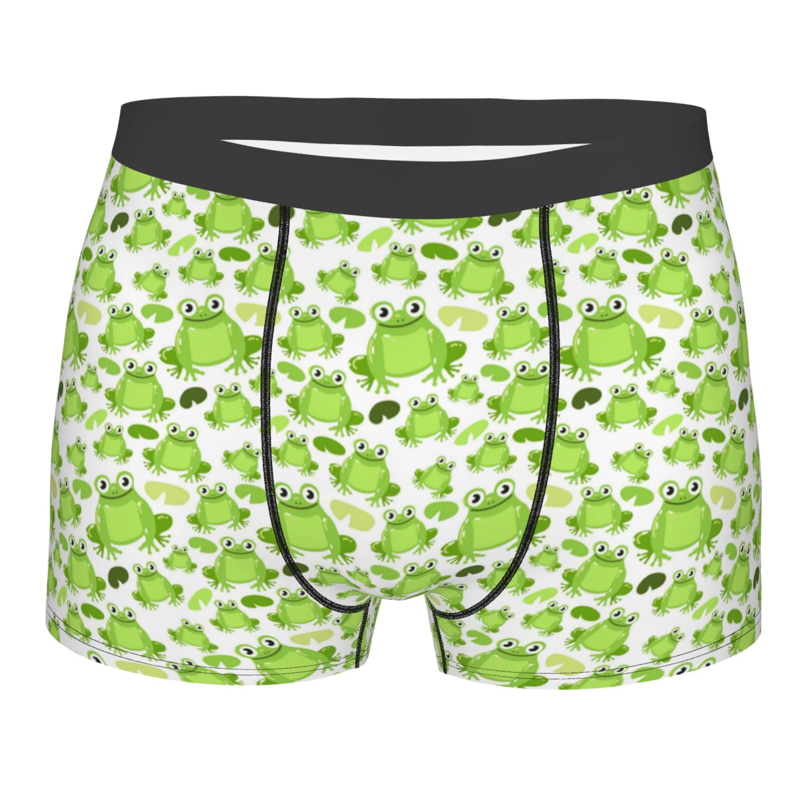 JUNZAN Cute Frogs Mens Underwear Boxer Briefs for Men’s-Medium ...