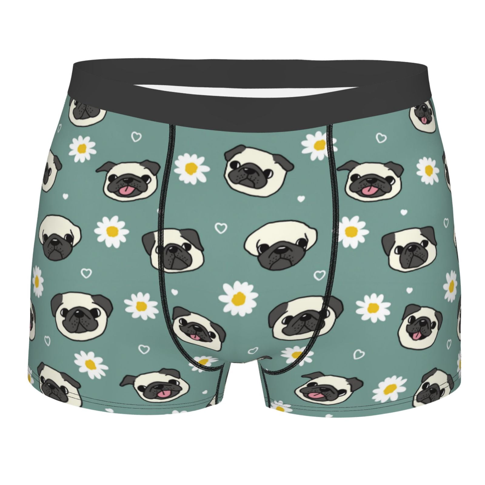 JUNZAN Cute Puppy Mens Underwear Boxer Briefs for Men’s - Small ...
