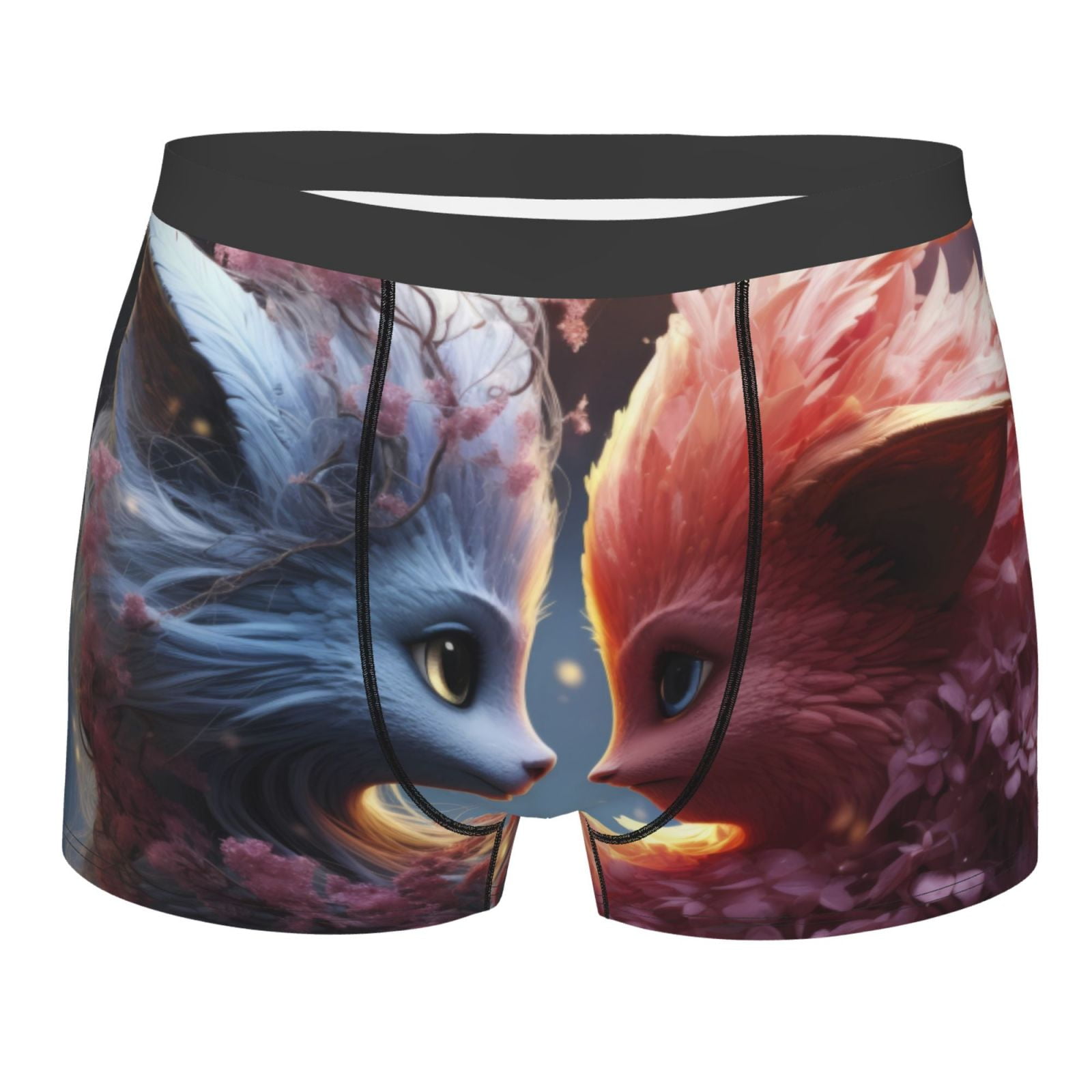 JUNZAN Cute Red And White Elf Mens Underwear Boxer Briefs for Men’s ...