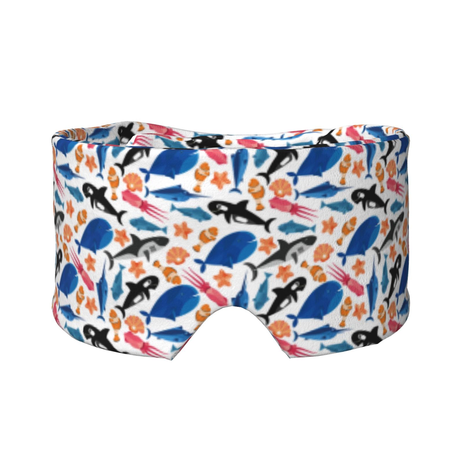 JUNZAN Cute Sea Animals for Blackout Sleep Mask - Blocking Sleep Eye ...