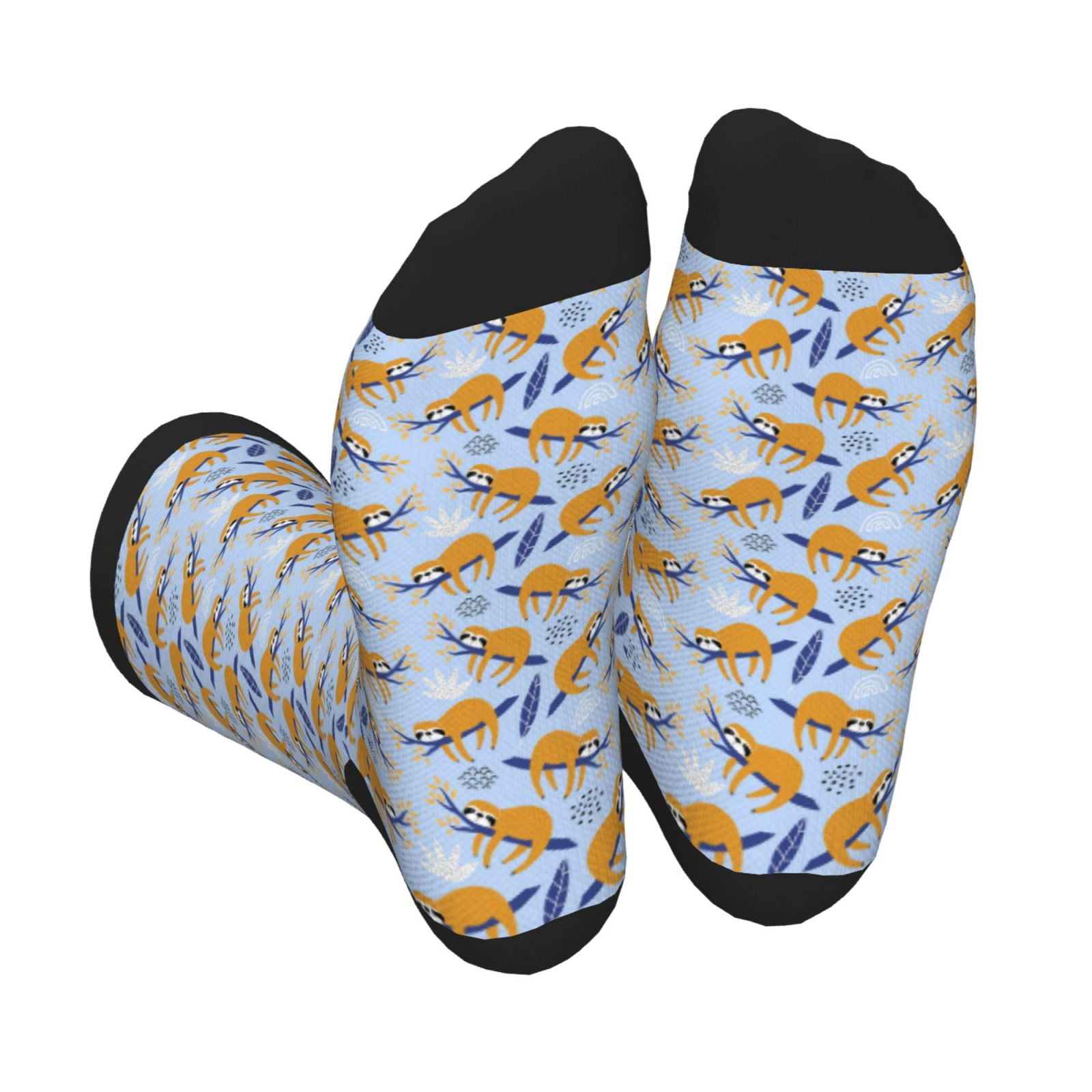 JUNZAN Cute Sloth Design Fun Novelty Knee Warmer High Socks - Walmart.com