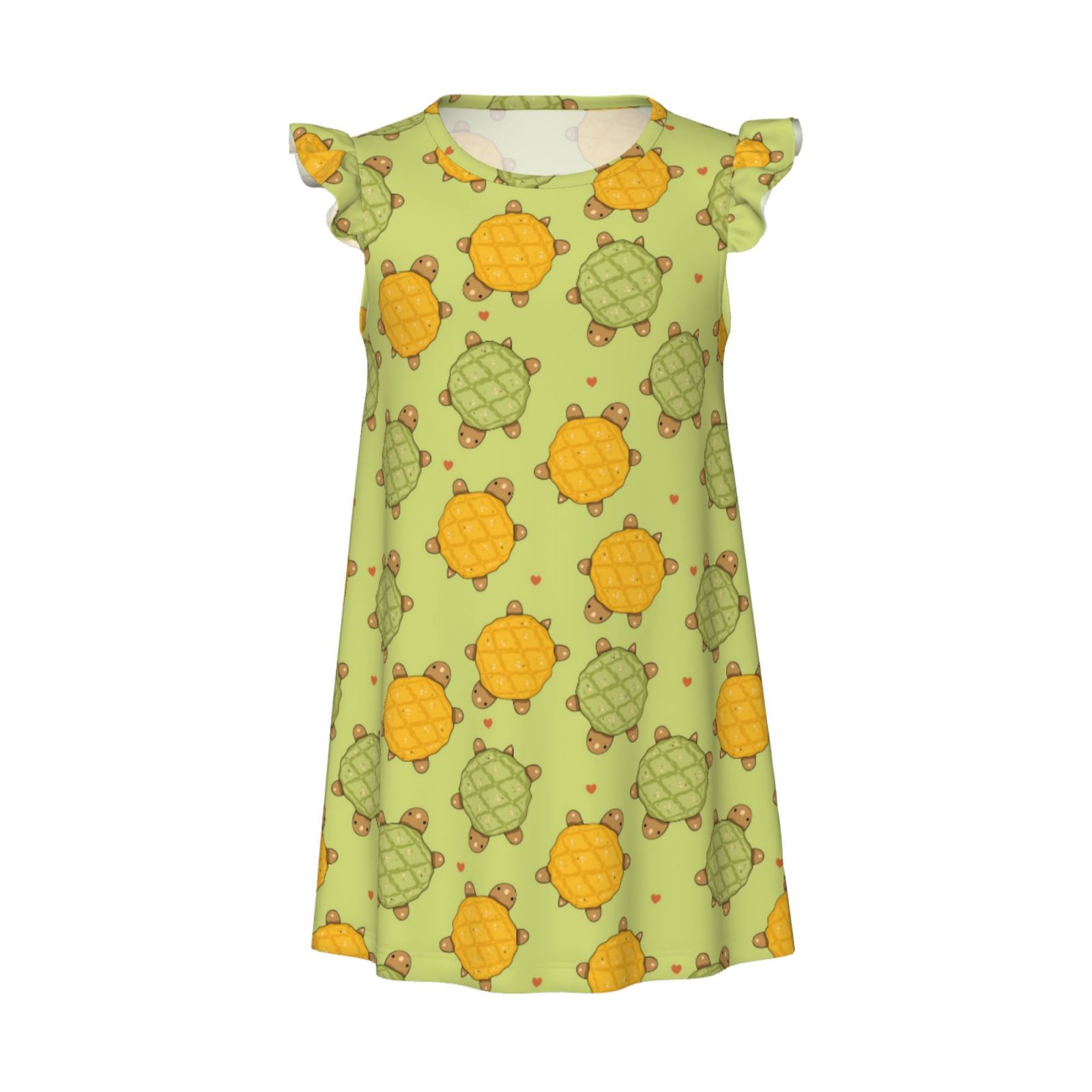 JUNZAN Cute Turtle Print Girls Nightgown Pajamas - Soft Toddler ...