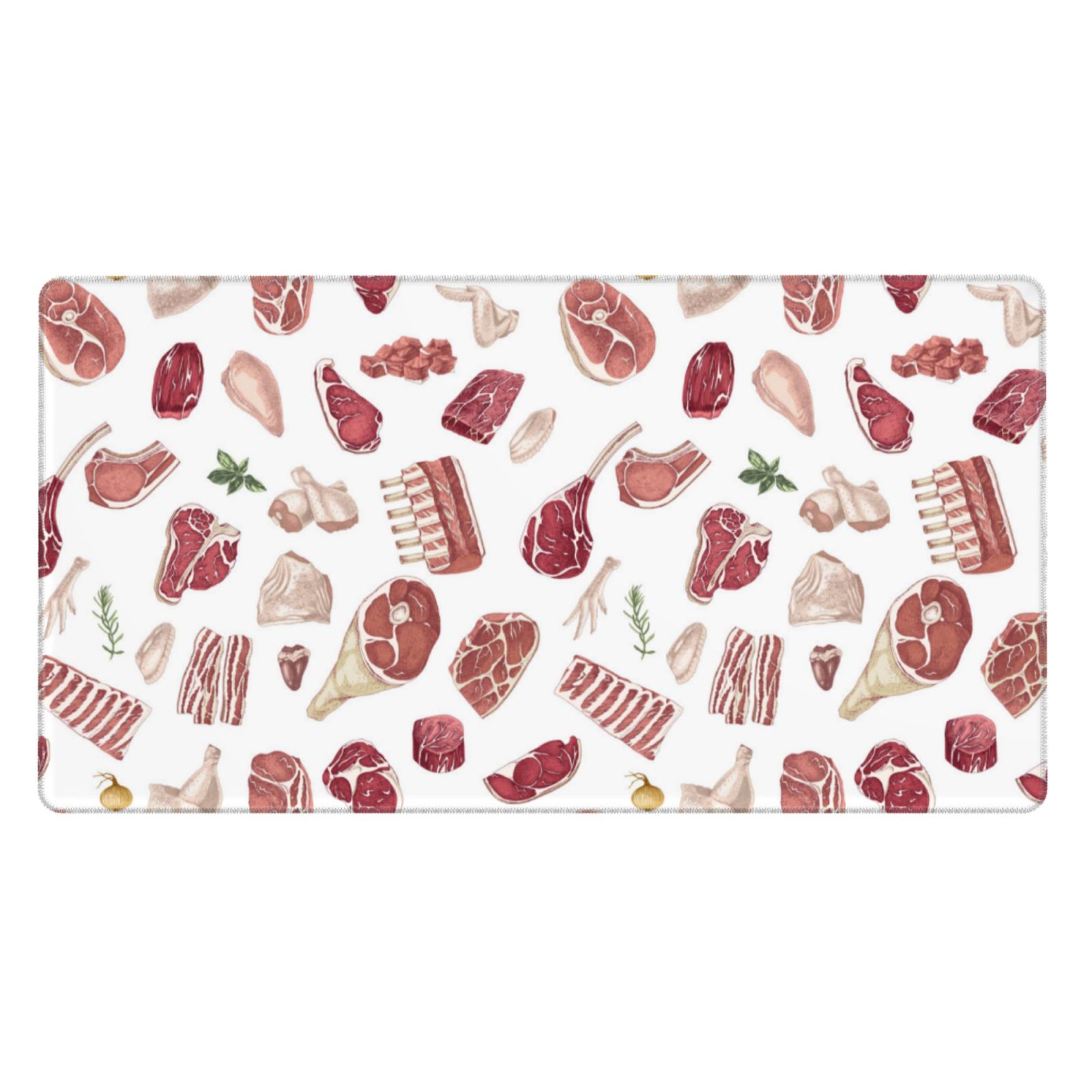 JUNZAN Different Meat Extra Large Mouse Pad for Boys Girl Men Women ...