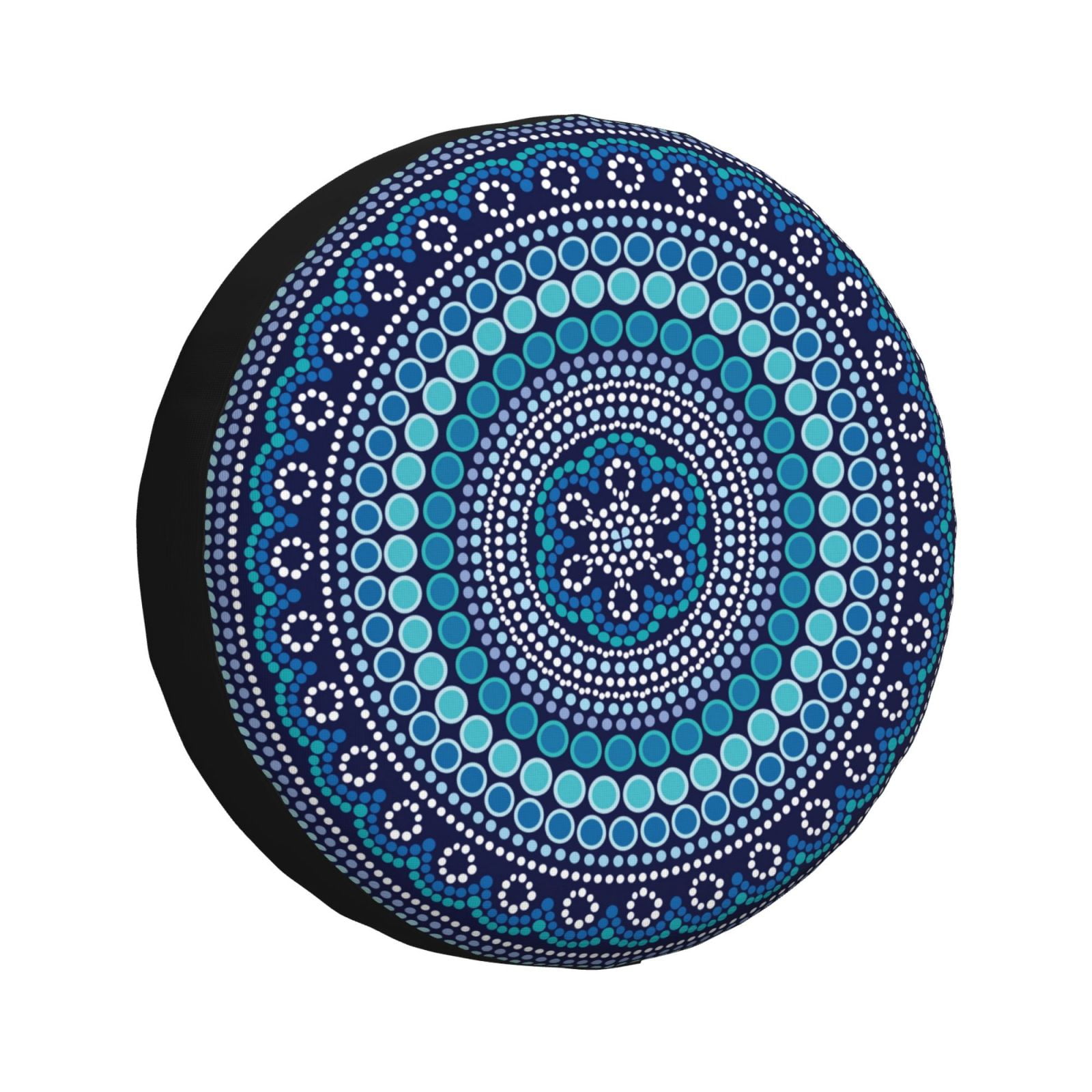 JUNZAN Dot Painting Spare Tire Cover Wheel Protector for Truck SUV ...