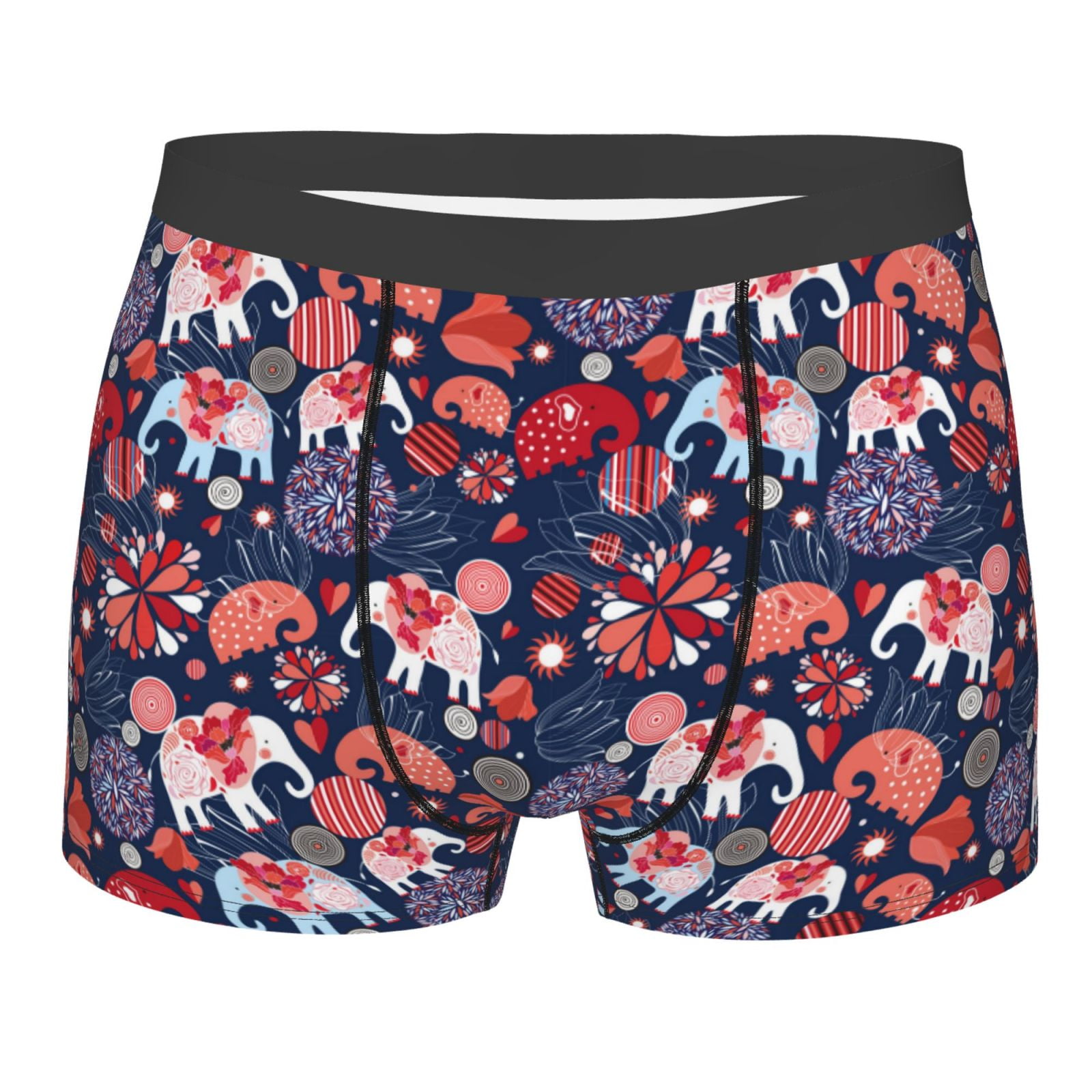 JUNZAN Elephants Mens Underwear Boxer Briefs for Men’s-Large - Walmart.com