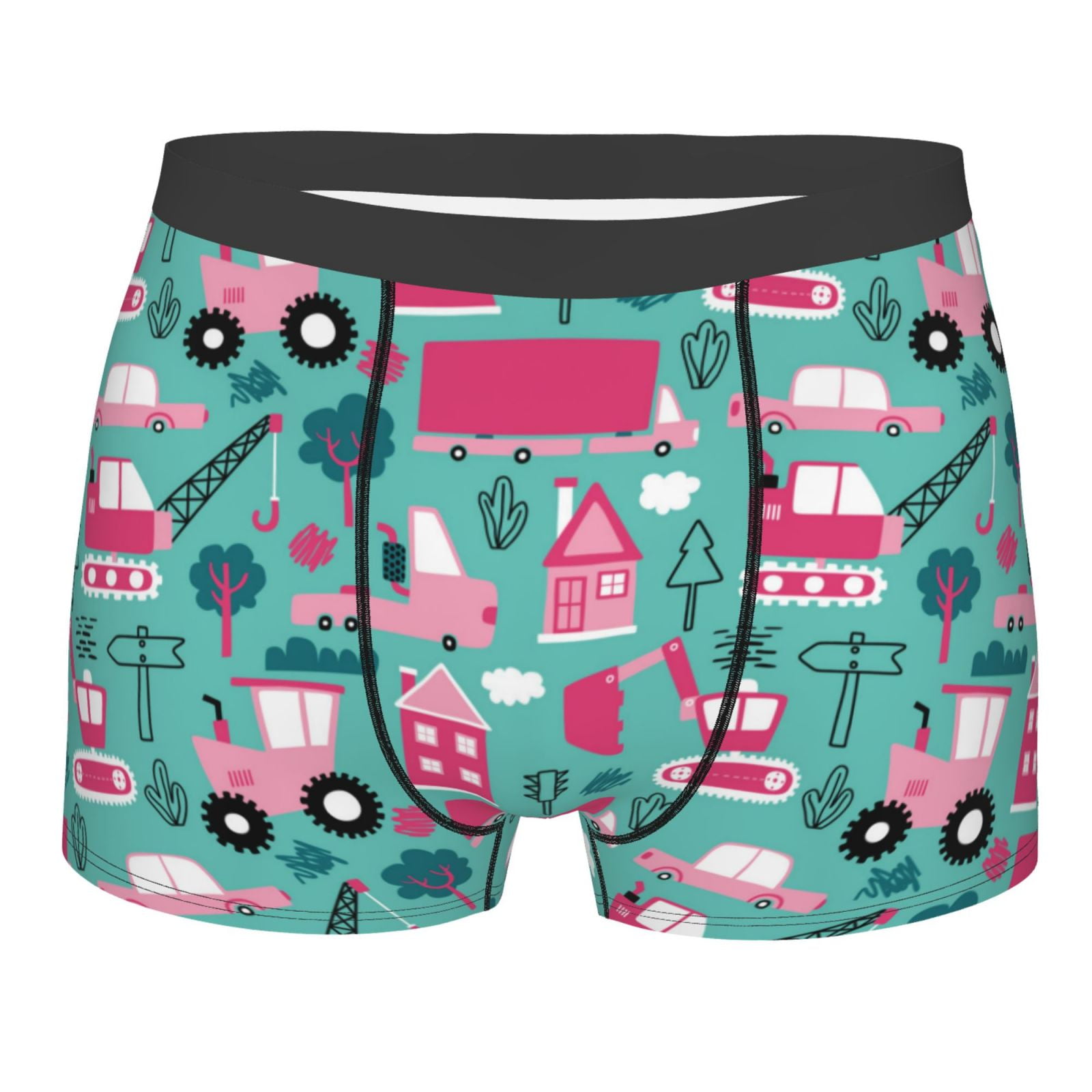 JUNZAN Excavator Mens Underwear Boxer Briefs for Men’s - Medium ...
