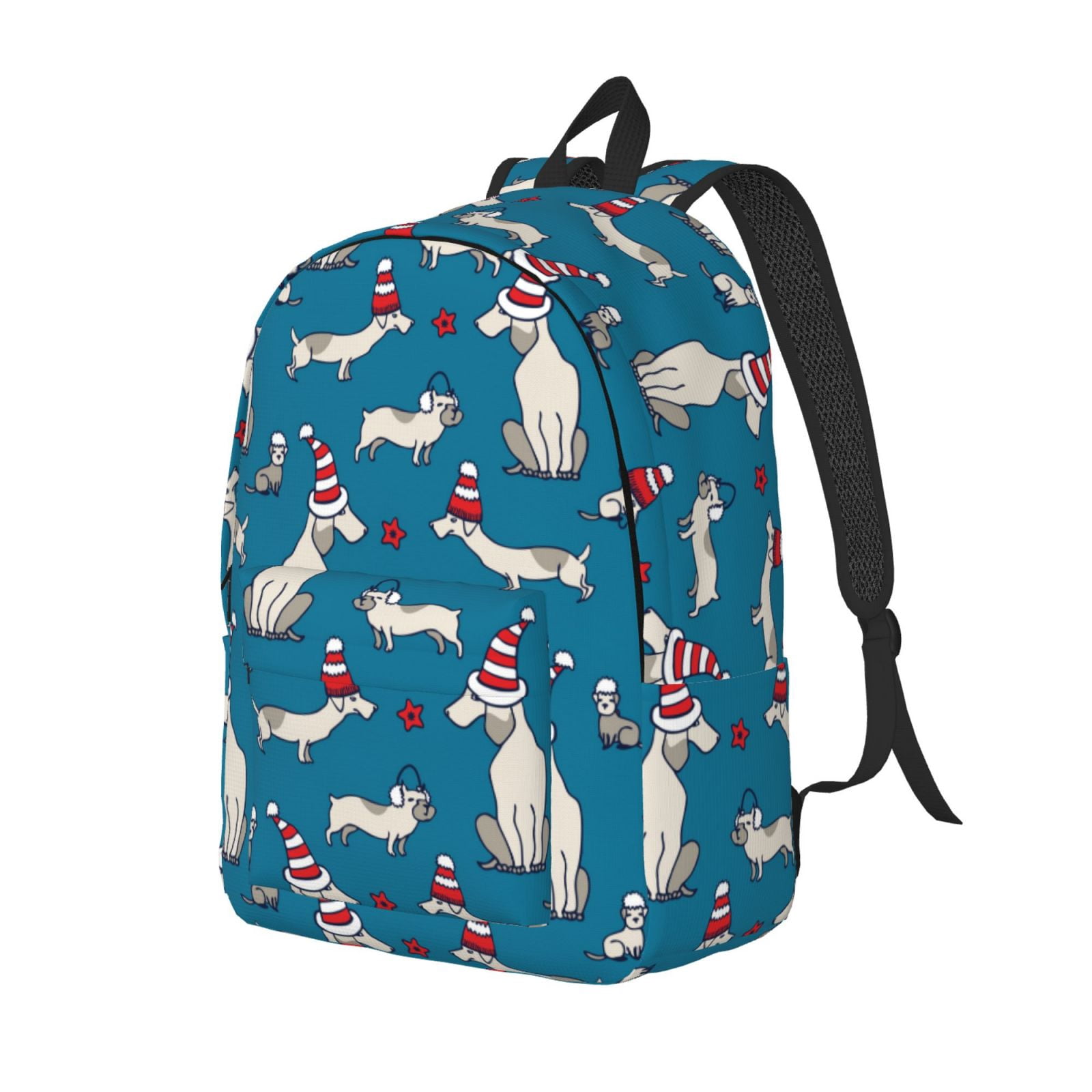 JUNZAN Festive Dachshund Fun Pattern Travel Laptop Backpack for Men ...
