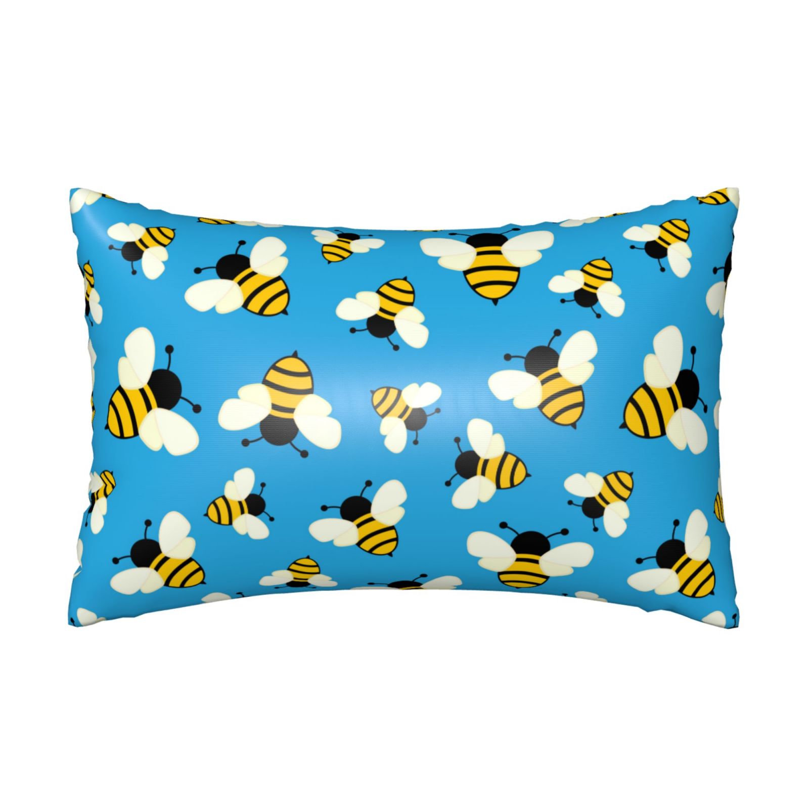 JUNZAN Flying Bees Silk Pillowcase for Hair and Skin,Cooling Sleep Both ...