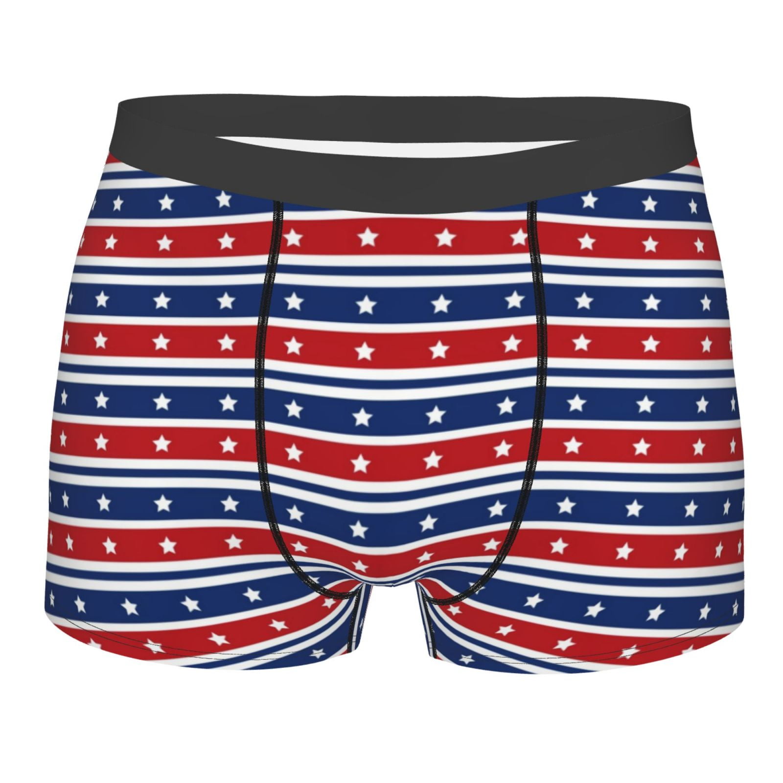 JUNZAN Fourth Of July Mens Underwear Boxer Briefs for Men’s - Medium ...
