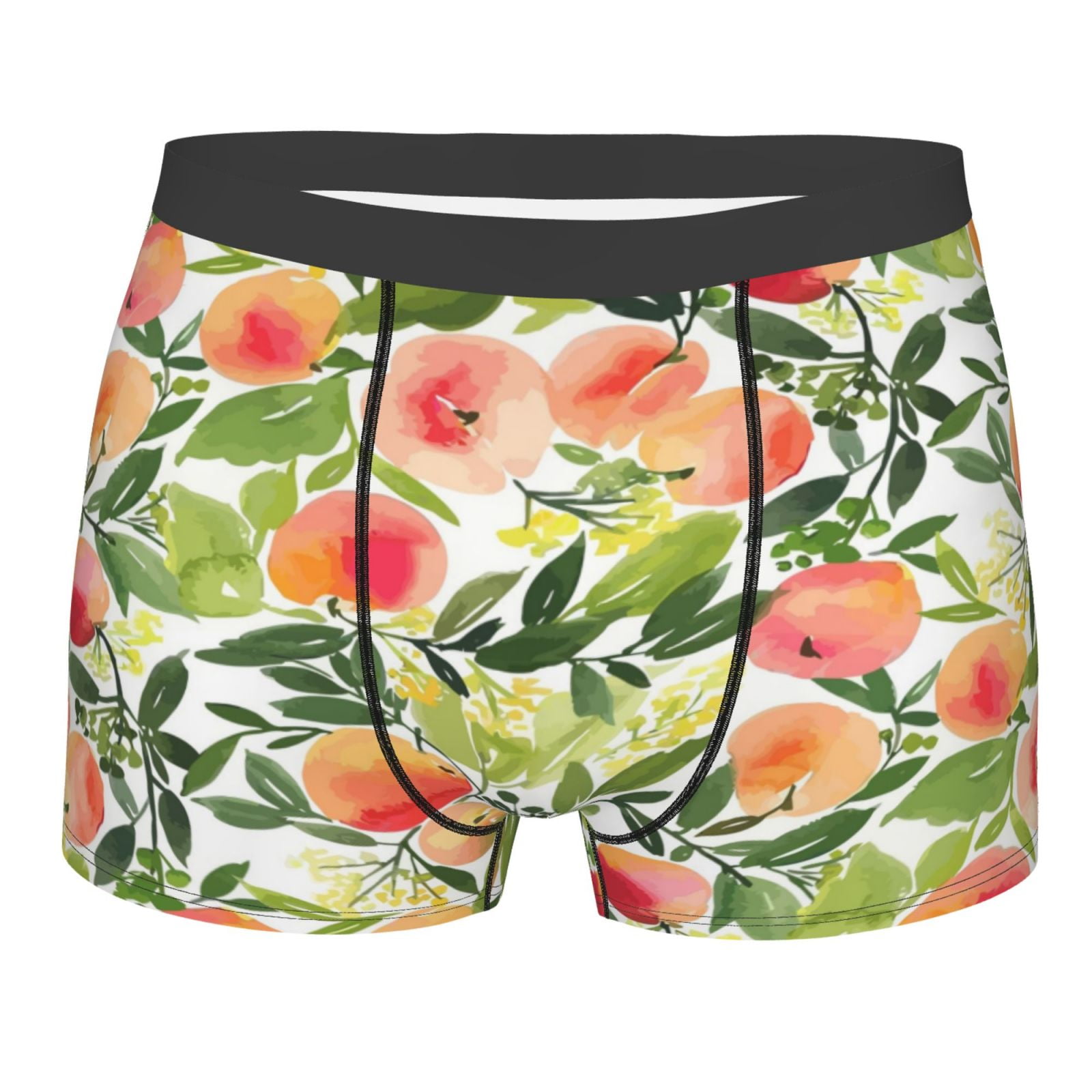 JUNZAN Fruits Peach1 Mens Underwear Boxer Briefs for Men’s - Small ...