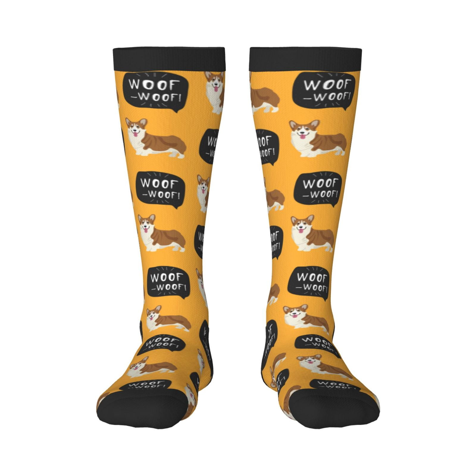 JUNZAN Fun Novelty Knee Warmer High Socks-Corgi - Walmart.com