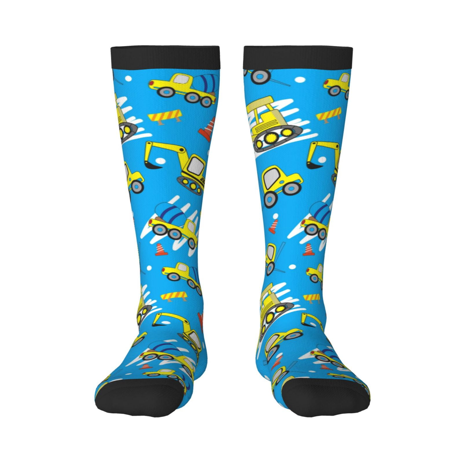 JUNZAN Fun Novelty Knee Warmer High Socks-Cute Car Cartoon - Walmart.com