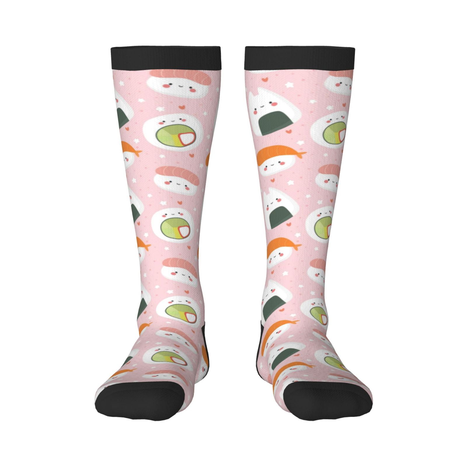 JUNZAN Fun Novelty Knee Warmer High Socks-Cute Sushi - Walmart.com