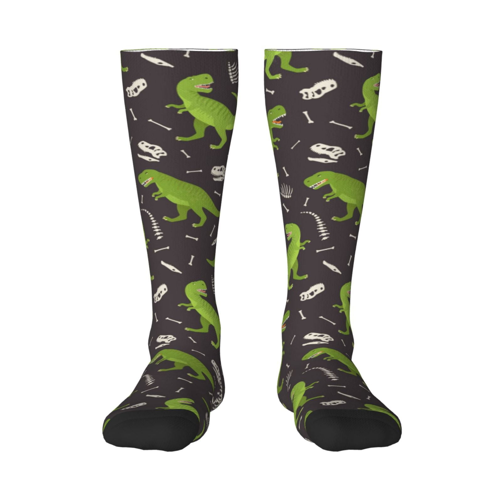 JUNZAN Fun Novelty Knee Warmer High Socks-Dinosaur Skeleton - Walmart.com