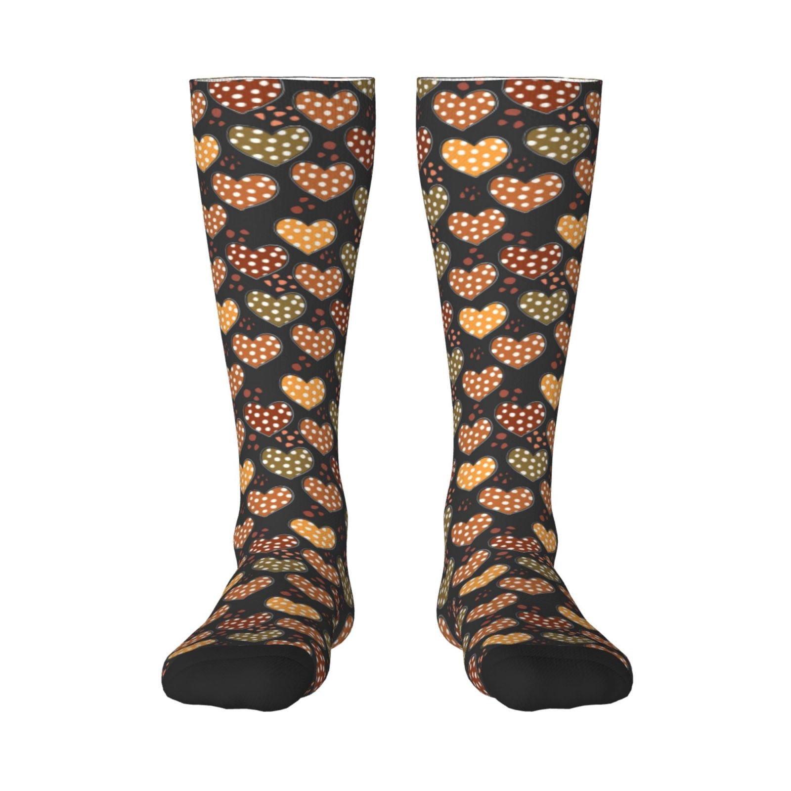 JUNZAN Fun Novelty Knee Warmer High Socks Heart Design - Walmart.com