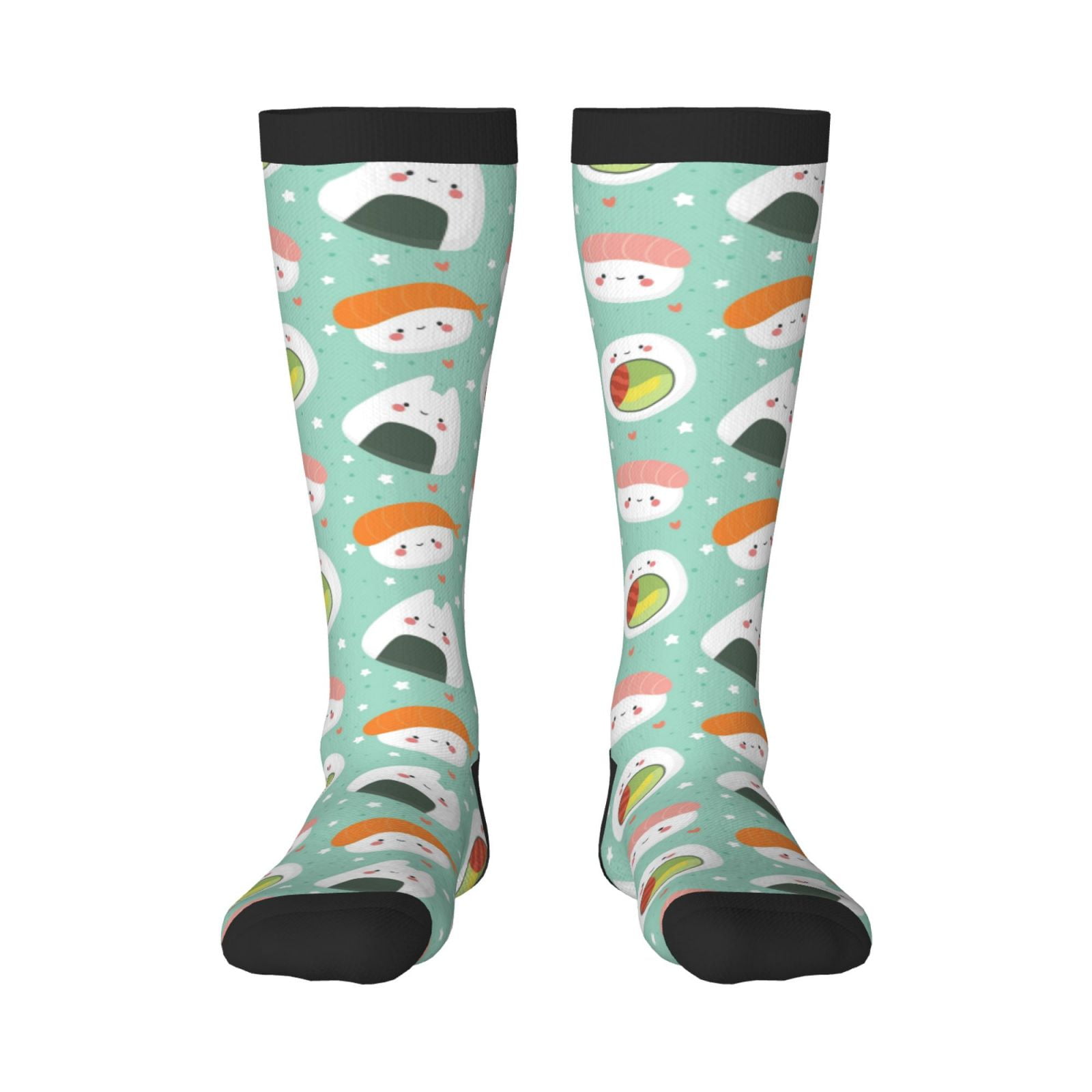 JUNZAN Fun Novelty Knee Warmer High Socks-Kawaii Sushi - Walmart.com