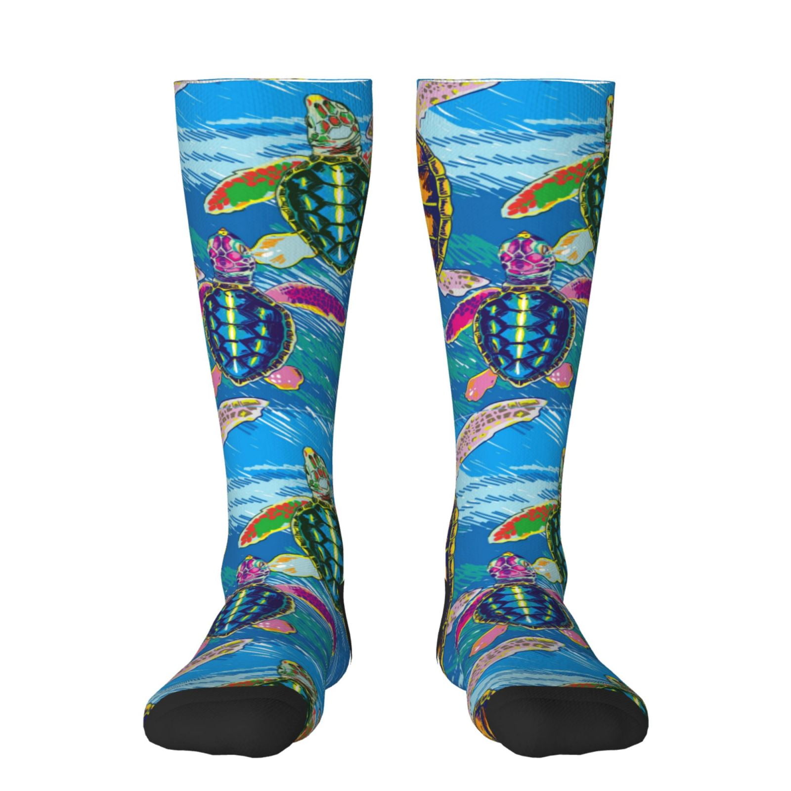JUNZAN Fun Novelty Knee Warmer High Socks-Little Sea Turtles - Walmart.com