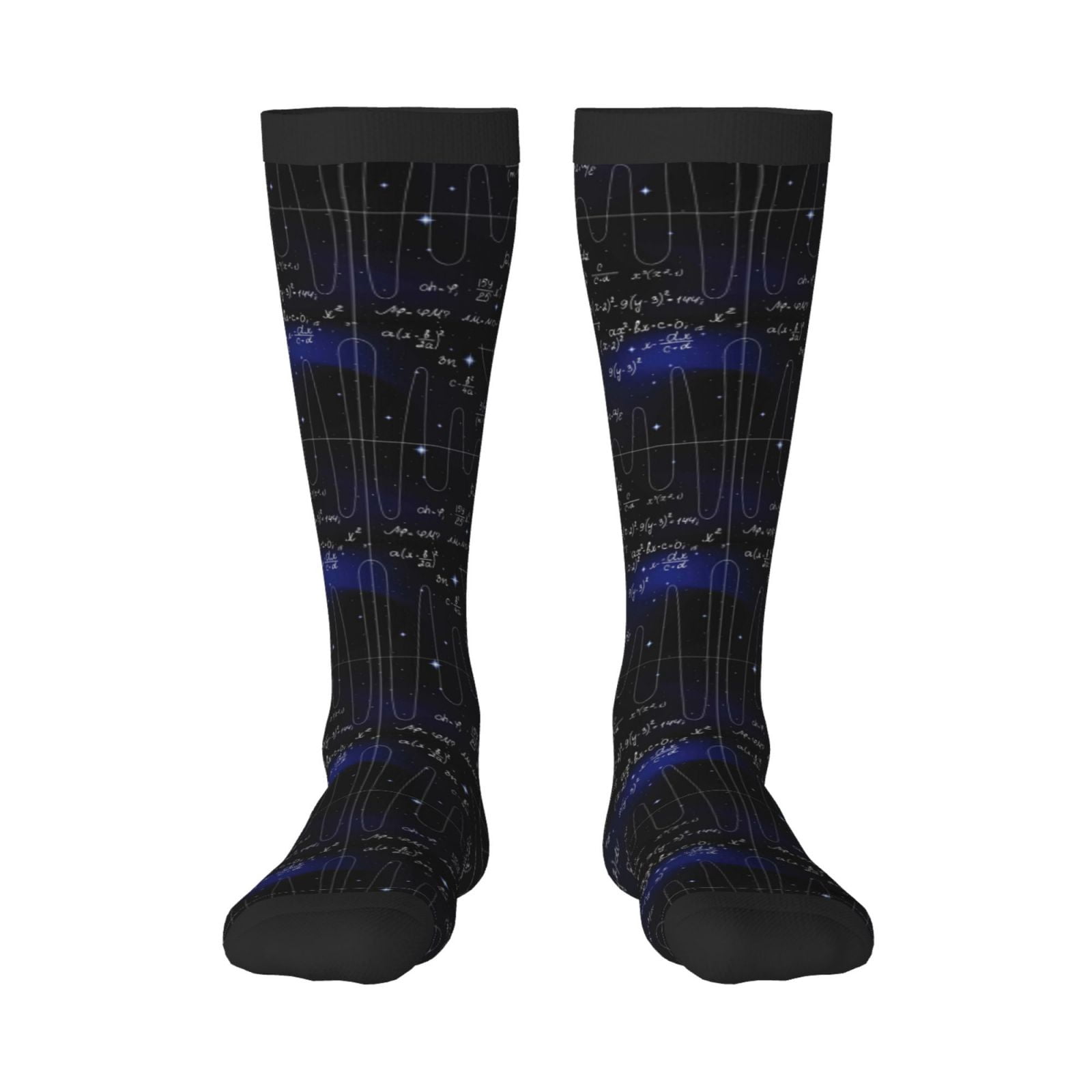 JUNZAN Fun Novelty Knee Warmer High Socks-Mathematica Science - Walmart.com