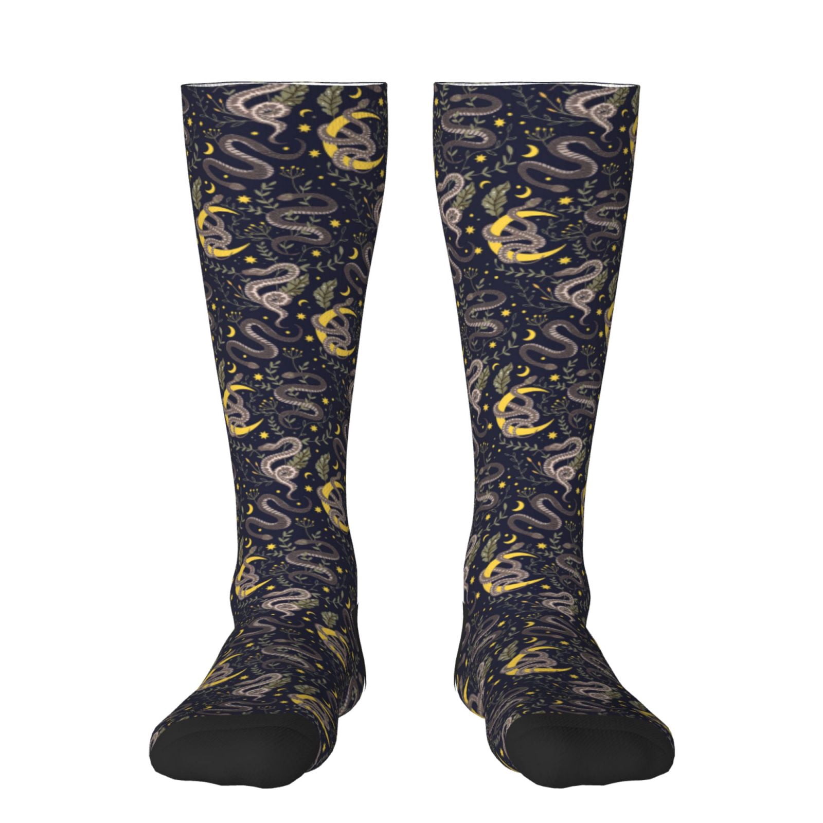 JUNZAN Fun Novelty Knee Warmer High Socks Snake Sleep Design - Walmart.com