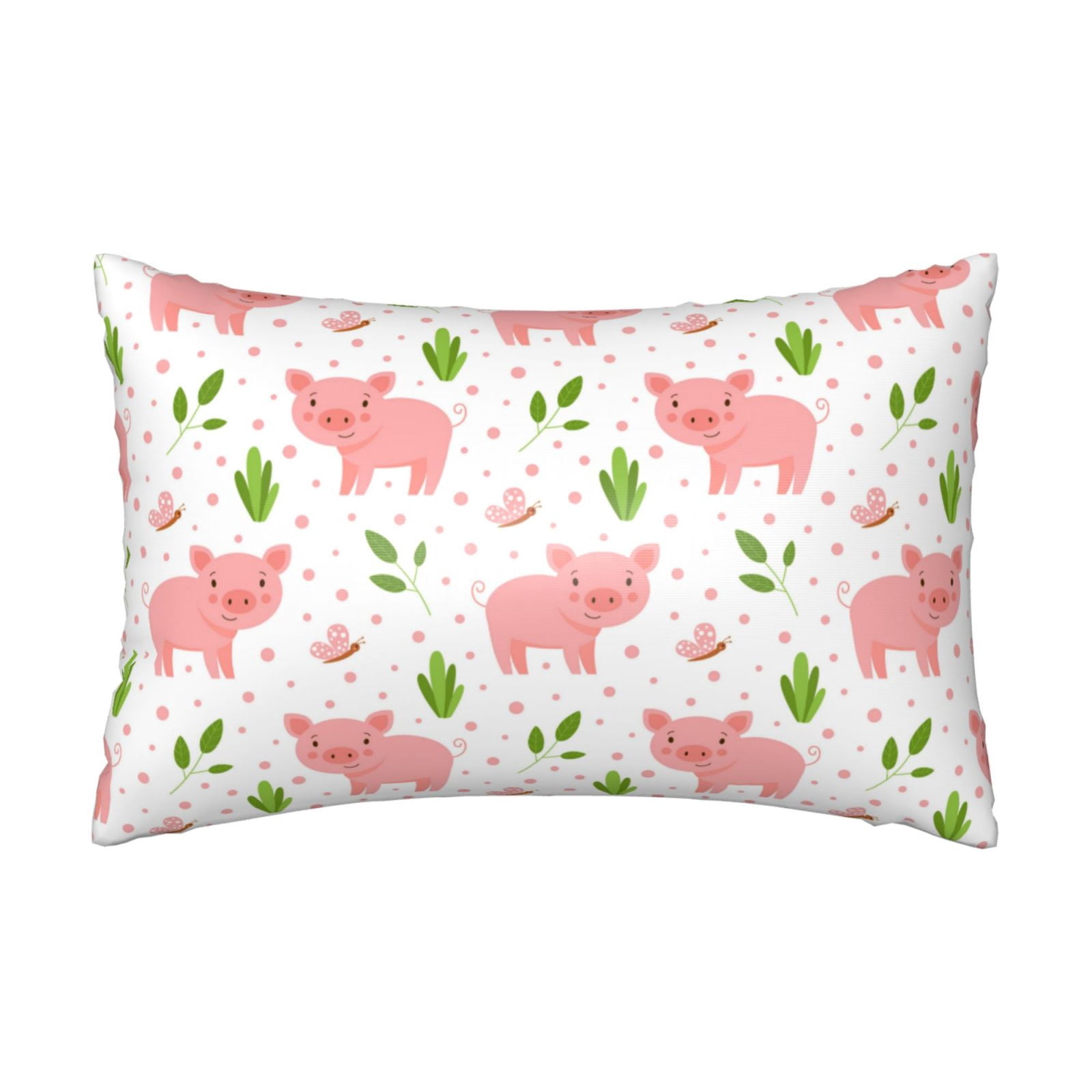 JUNZAN Funny Little Pigs Silk Pillowcase for Hair and Skin,Cooling ...