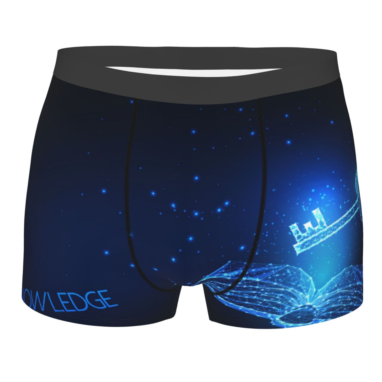 JUNZAN Futuristic Book Knowledge Mens Underwear Boxer Briefs for Men’s ...