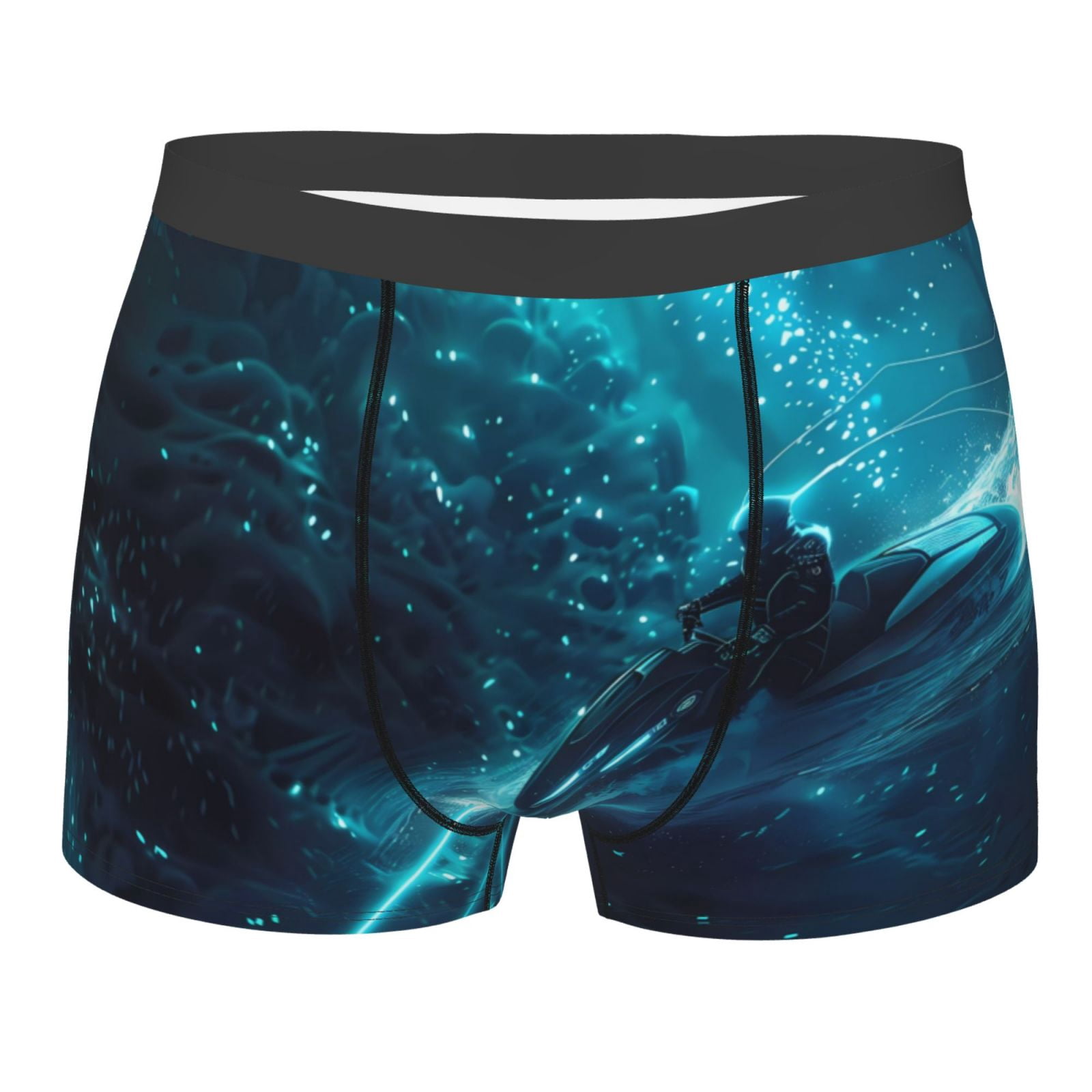 JUNZAN Futuristic Jet Ski Adventure Mens Underwear Boxer Briefs for Men ...