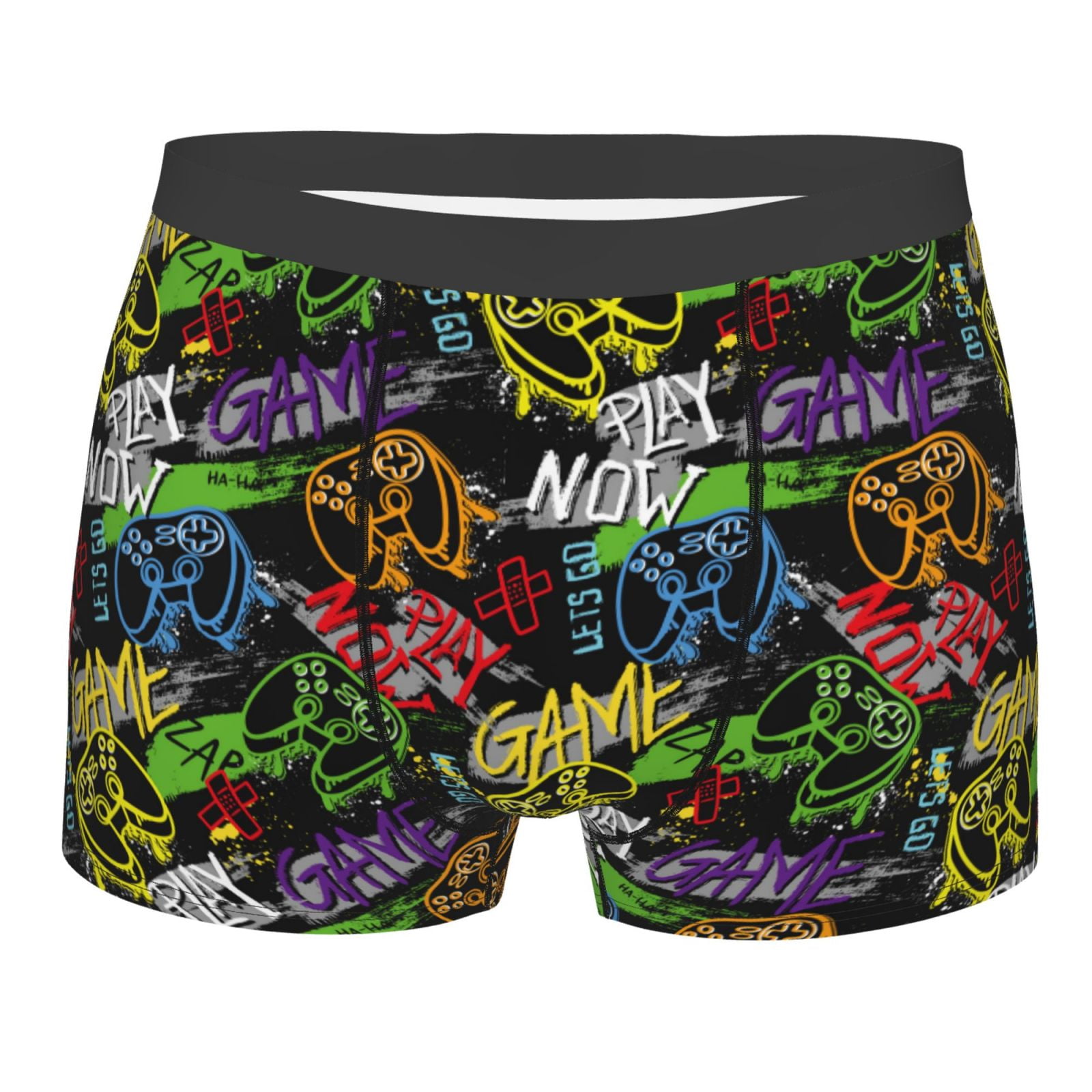 JUNZAN Game Joysticks Mens Underwear Boxer Briefs for Men’s - Large ...
