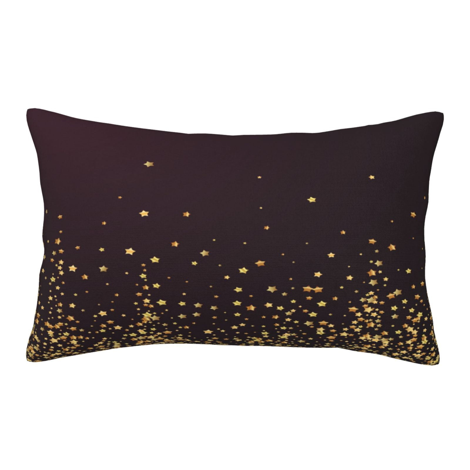 JUNZAN Gold stars luxury sparkling Pillow Cases Standard Size, with ...