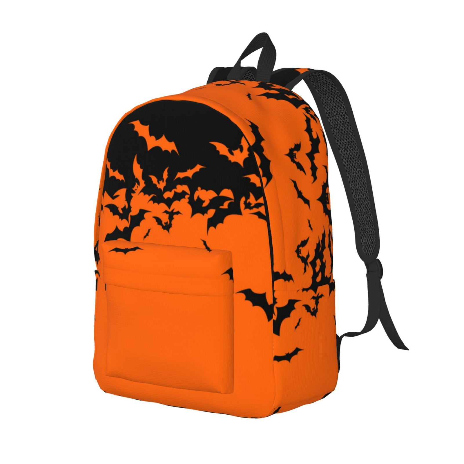 JUNZAN Halloween With Black Bats Pattern Travel Laptop Backpack for Men ...