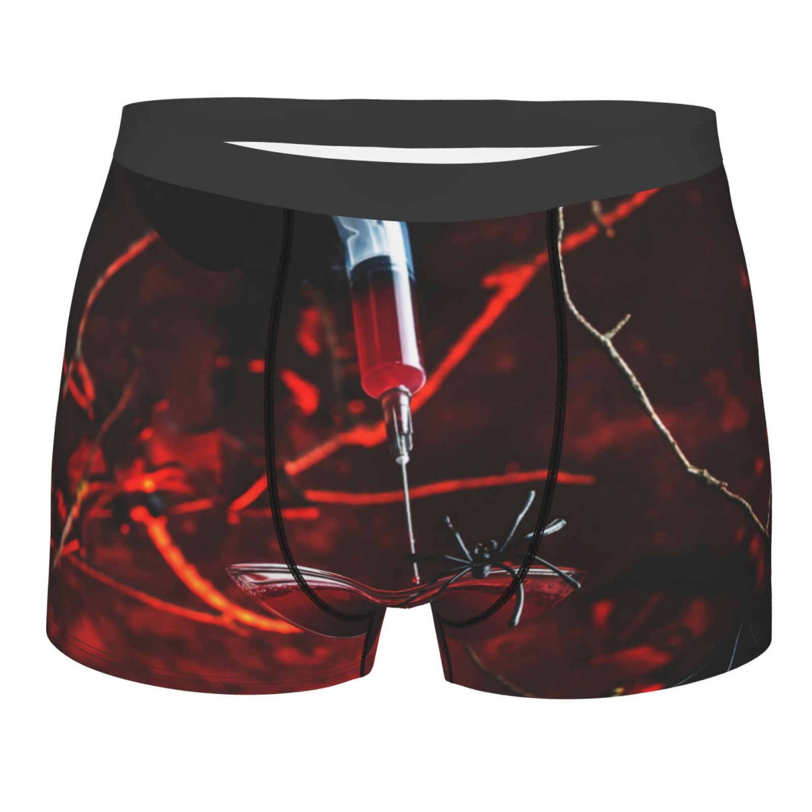 JUNZAN Halloween Vampire Party Mens Underwear Boxer Briefs for Men’s ...