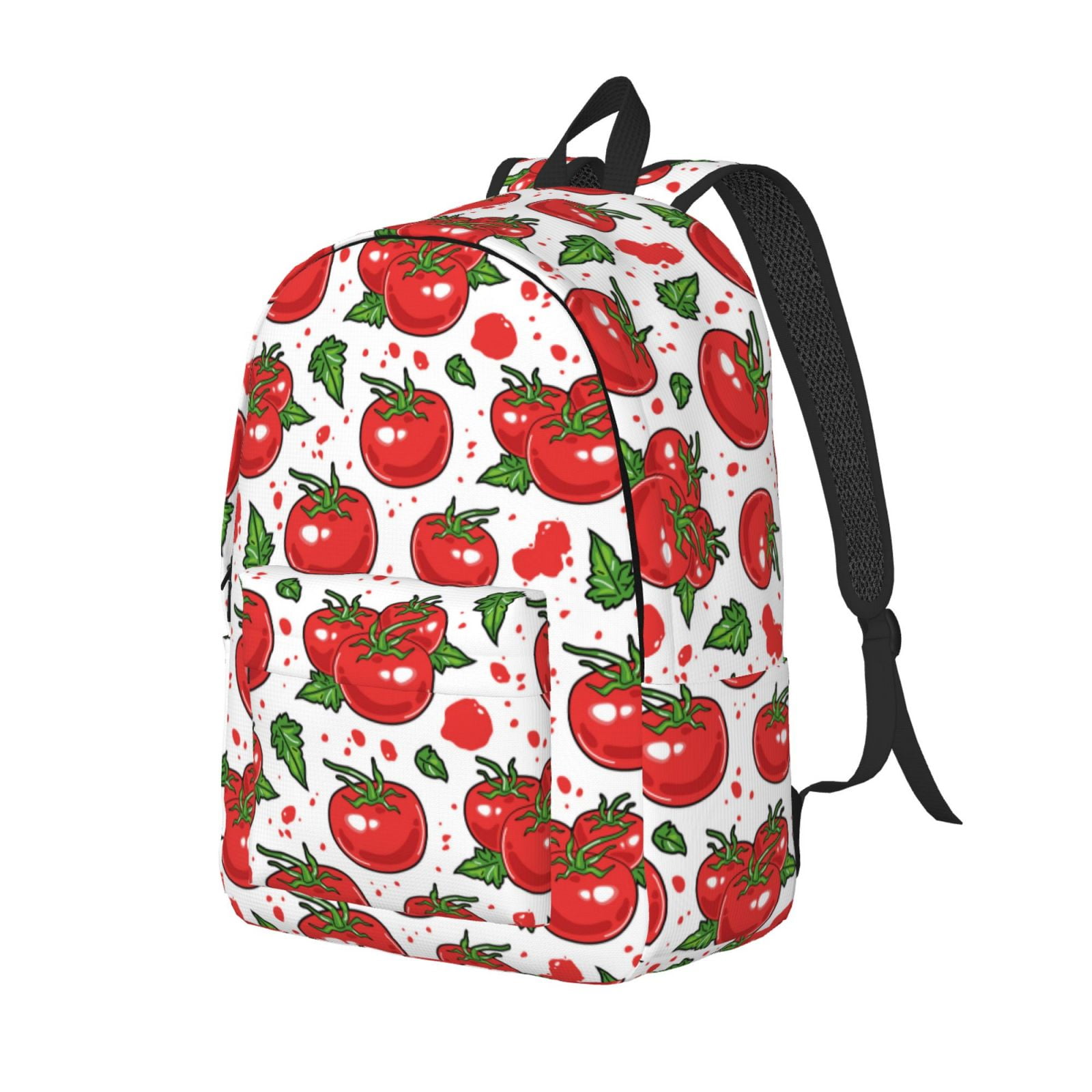 JUNZAN Hand Drawn Tomatoes Pattern Travel Laptop Backpack for Men Women ...