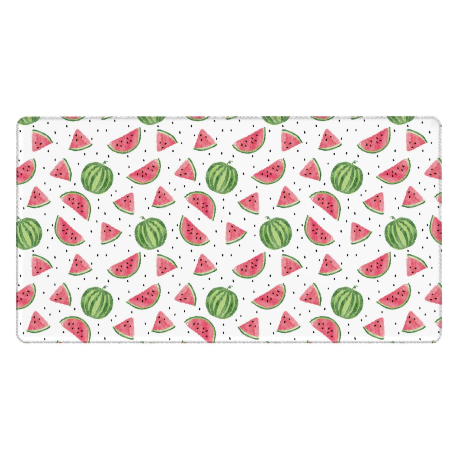 JUNZAN Hand Drawn Watermelon Extra Large Mouse Pad for Boys Girl Men ...
