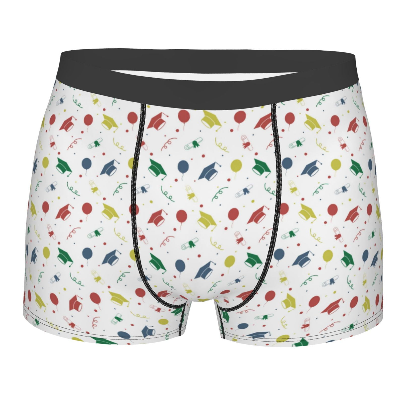 JUNZAN Happy Graduation Mens Underwear Boxer Briefs for Men’s - Large ...