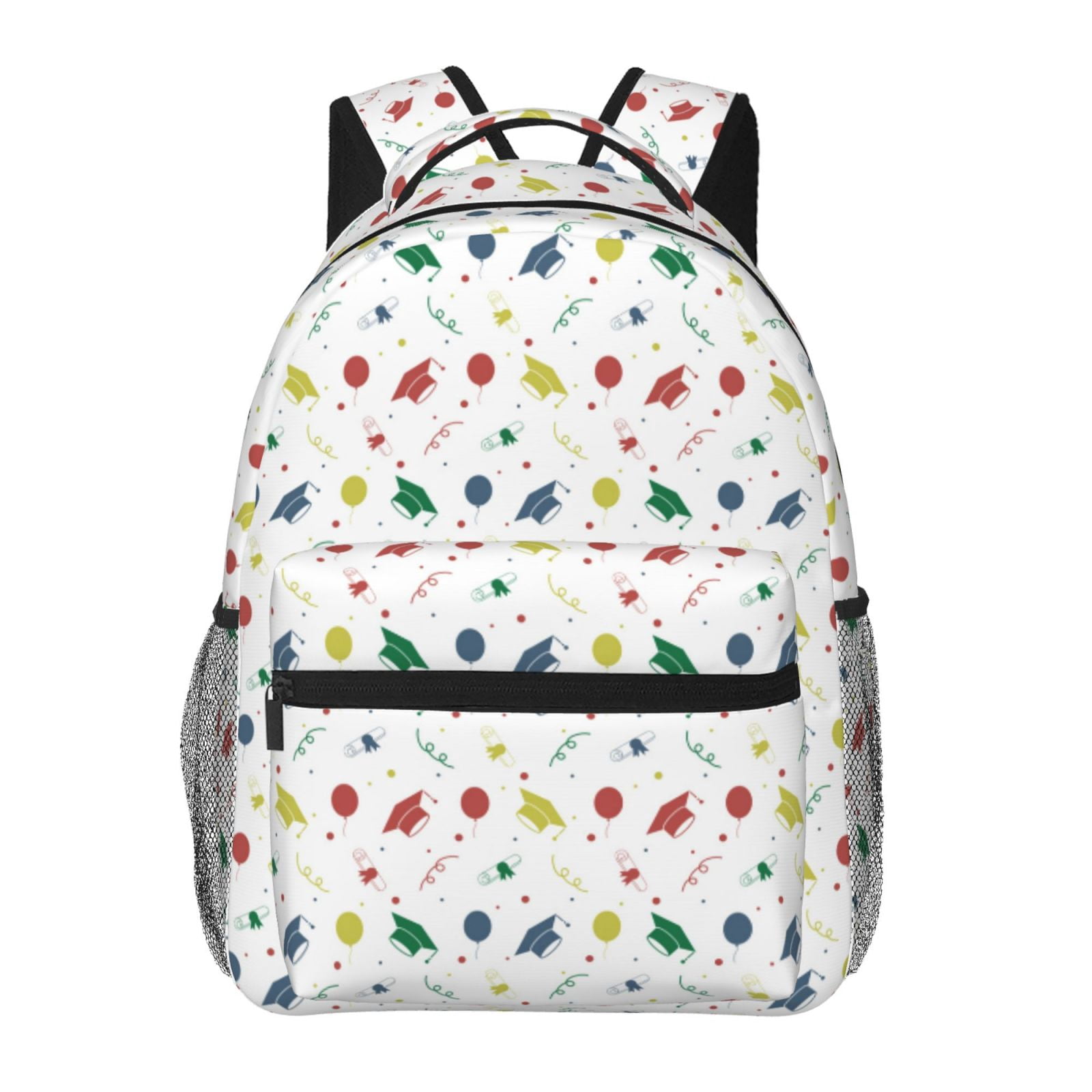 JUNZAN Happy Graduation Pattern Casual Laptop Backpack for Men Women ...