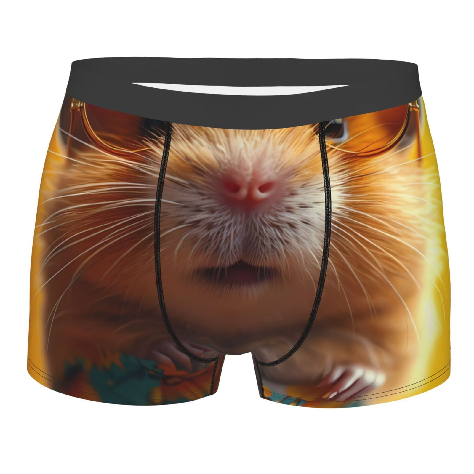 JUNZAN Hawaiian Style Guinea Pig Mens Underwear Boxer Briefs for Men’s ...
