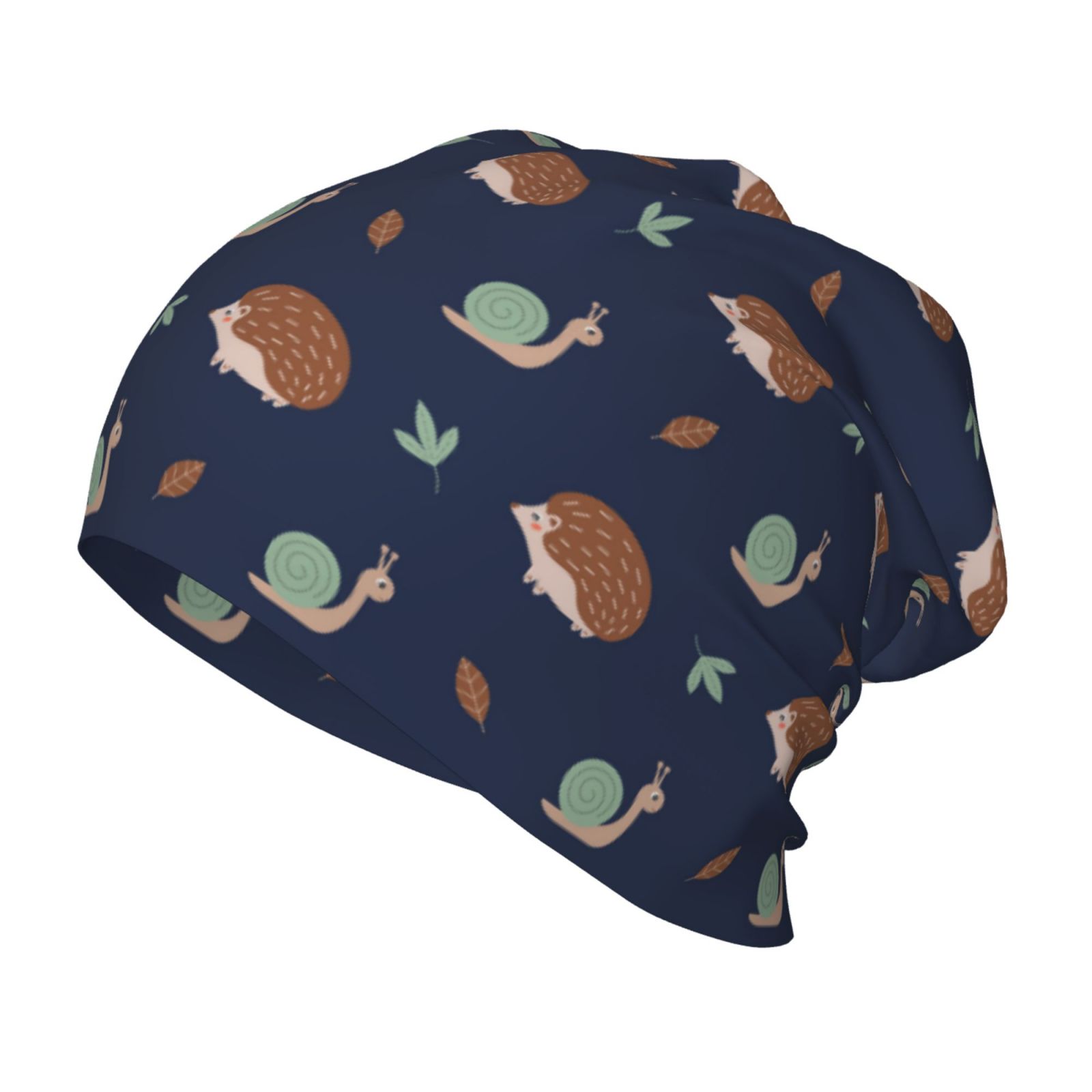 JUNZAN Hedgehog And Snail Pattern Kid's Soft Beanie Hat Toddlers Winter ...
