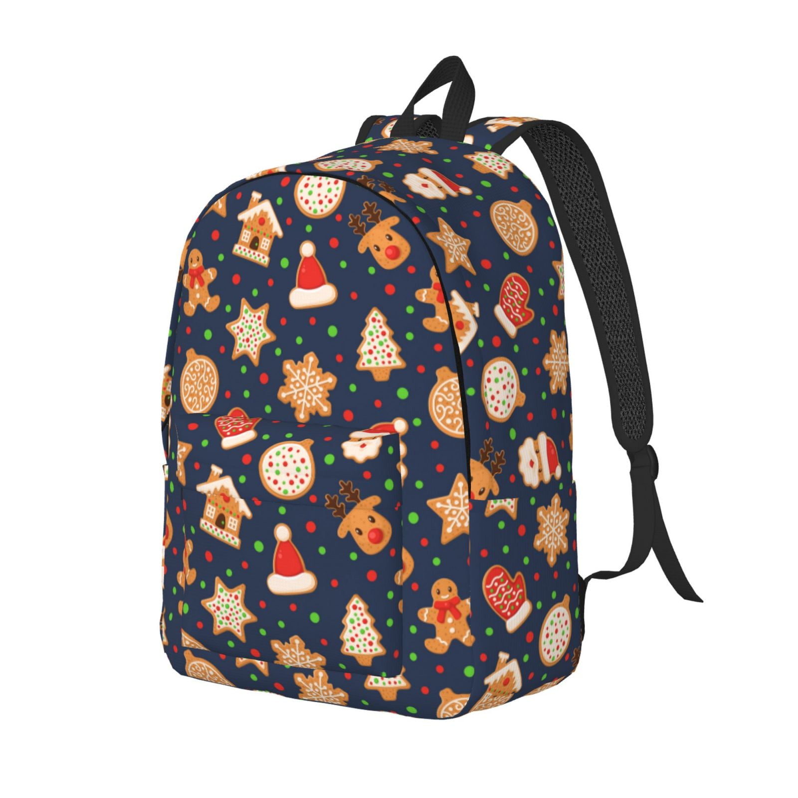 JUNZAN Holiday Gingerbreads Pattern Travel Laptop Backpack for Men ...