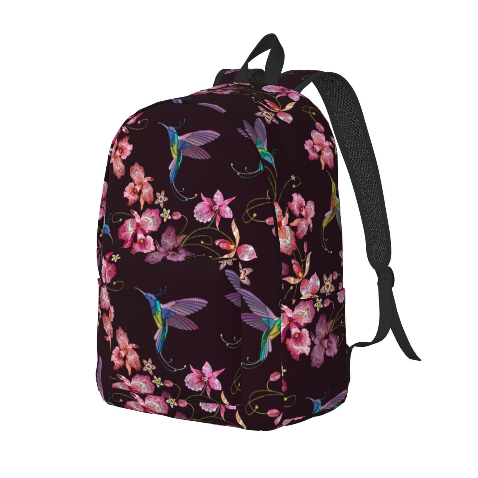 JUNZAN Humming Bird And Tropical Pattern Travel Laptop Backpack for Men ...