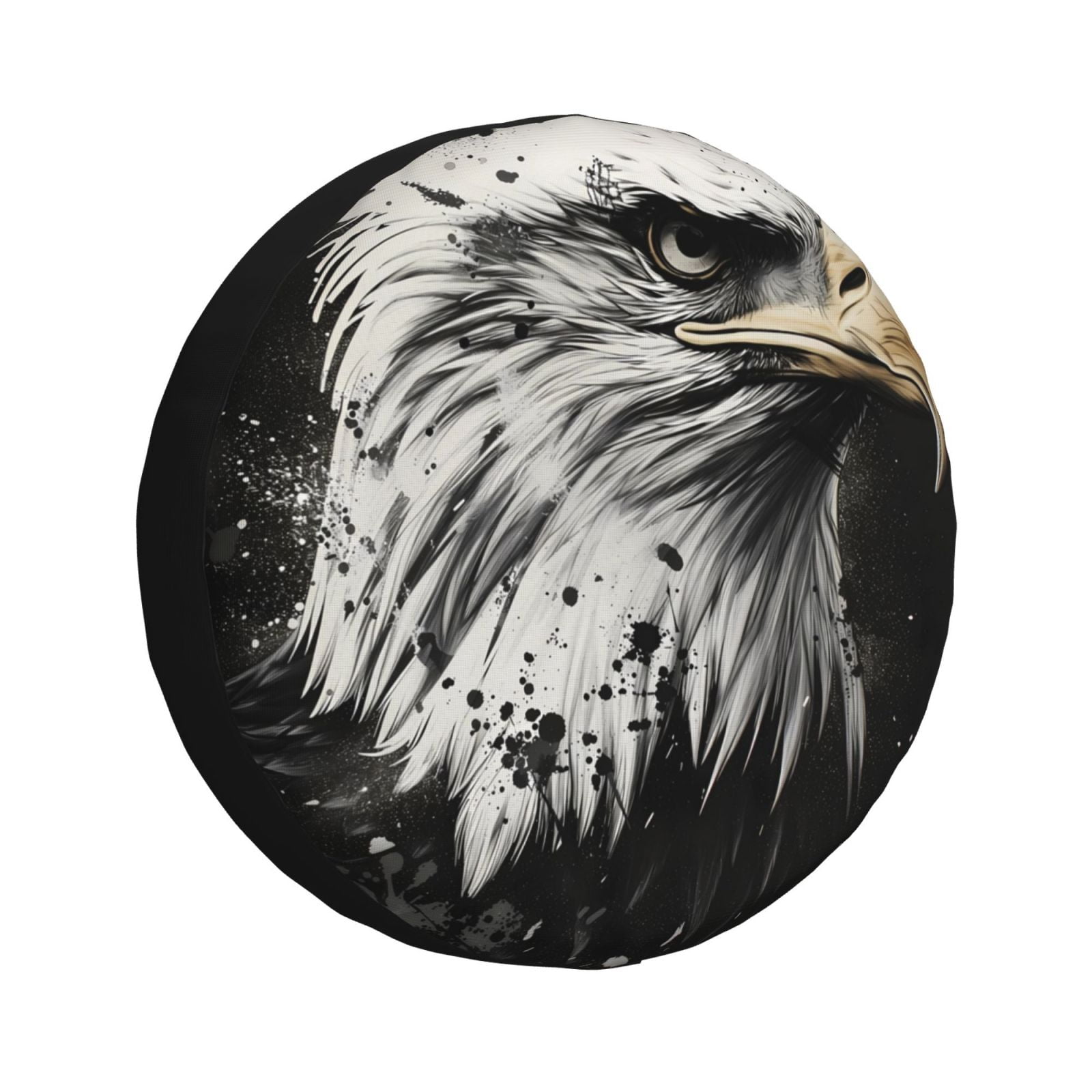 JUNZAN Ink Style Bald Eagle Tire Cover Wheel Protector for Truck SUV ...